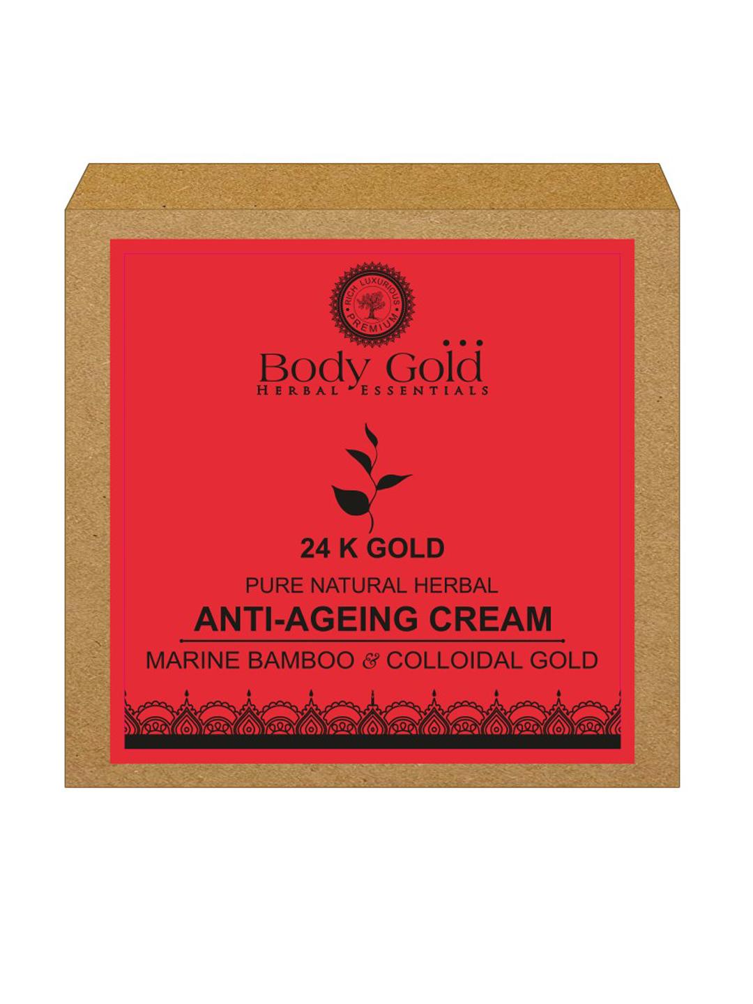 Buy Body Gold 24 K Gold Anti Aging Cream With Marine Bamboo 50g - Day ...