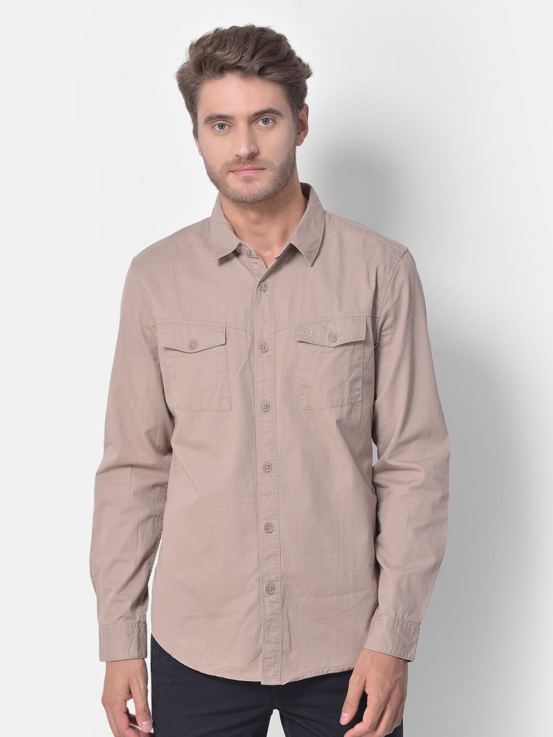 Buy Woodland Men Brown Cotton Casual Shirt - Shirts for Men 16842498 ...