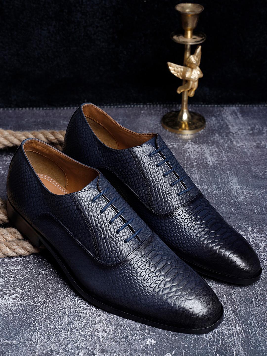 Buy LOUIS STITCH Men Premium Leather Dual Tone Patina Derby Shoes ...