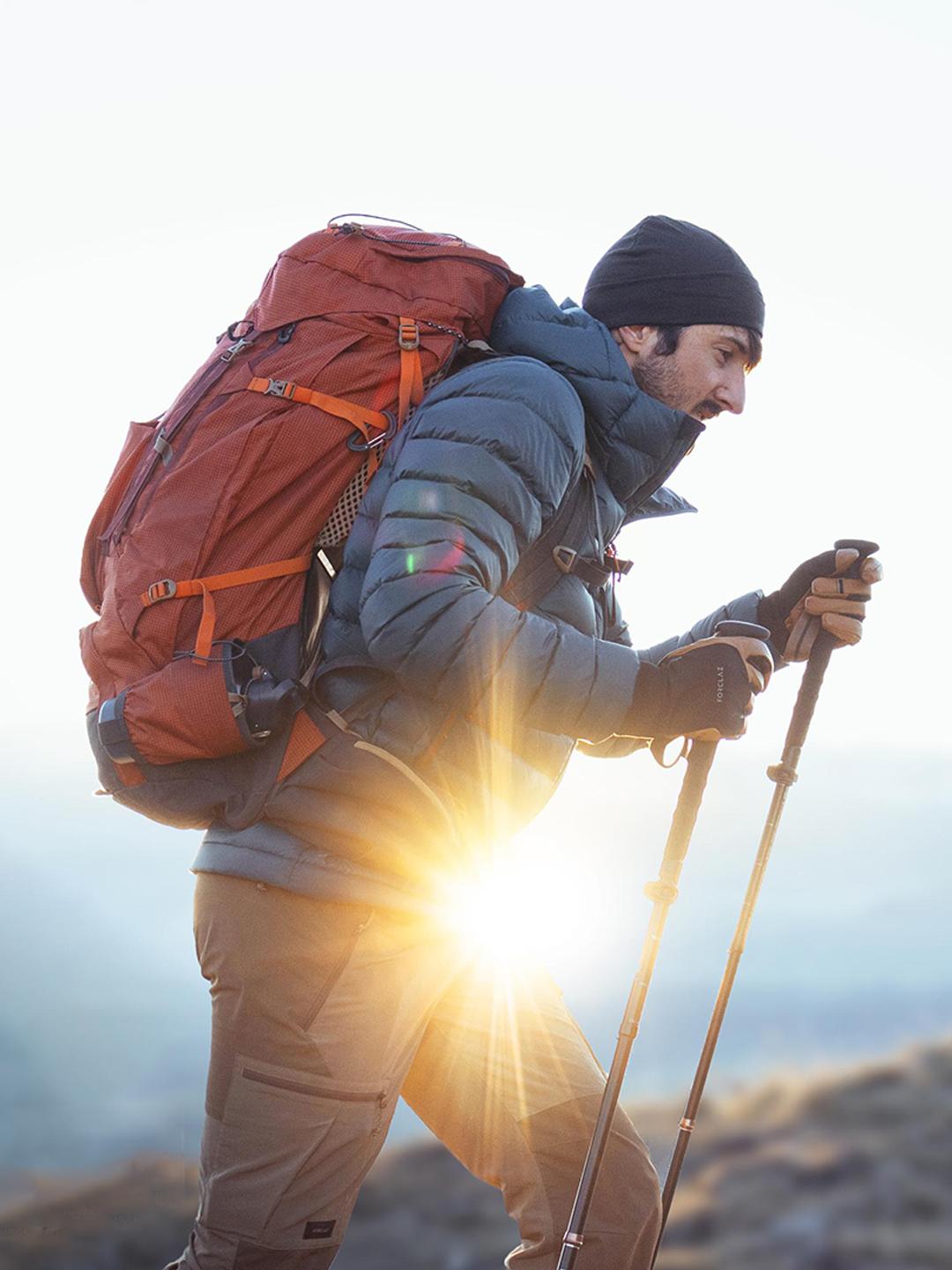 Buy Decathlon Forclaz Orange Expandable Ripstop Fabric Trekking ...