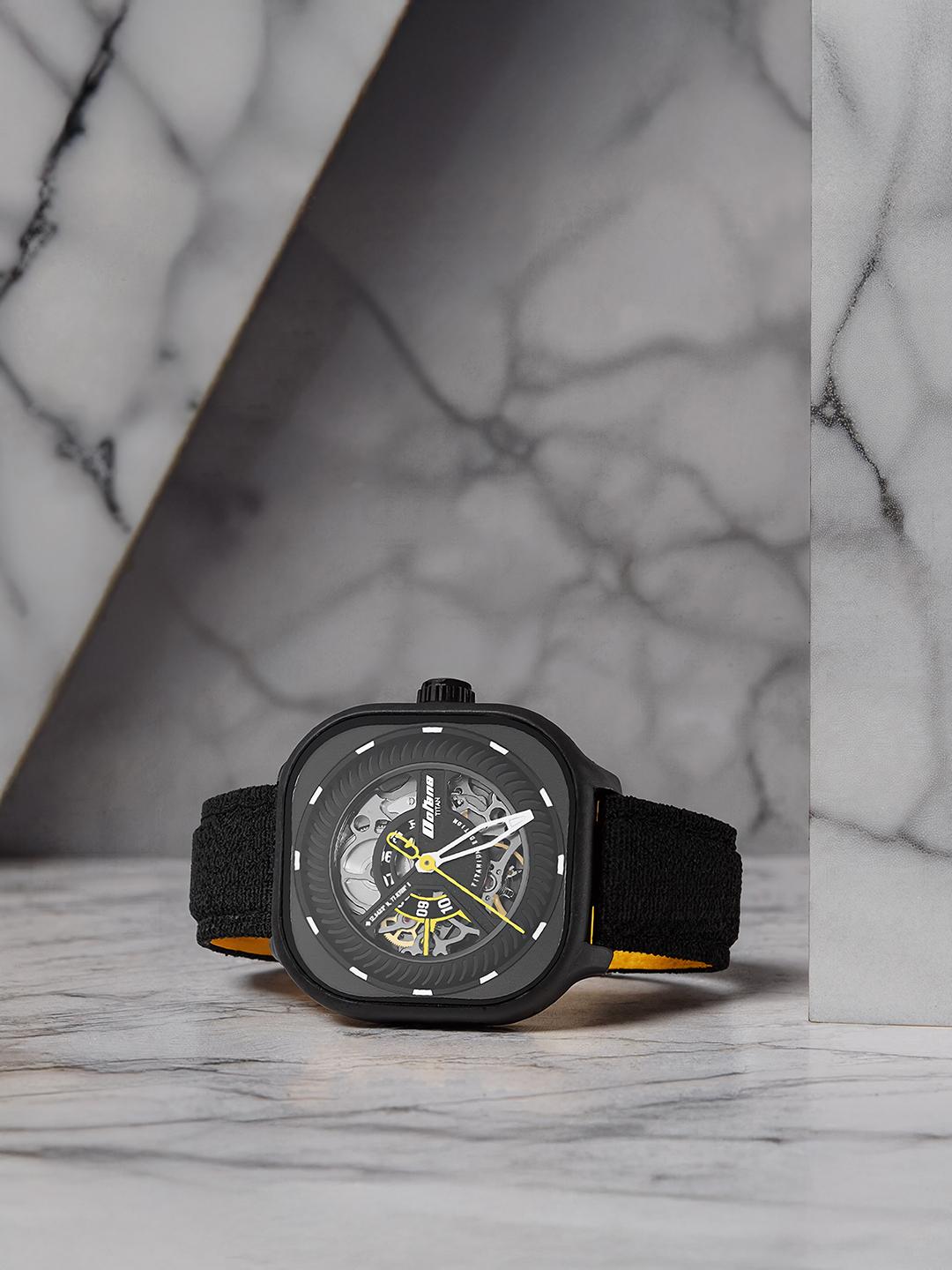 Buy Titan Octane Aerobatics Automatic With Black Dial Watch For Men ...