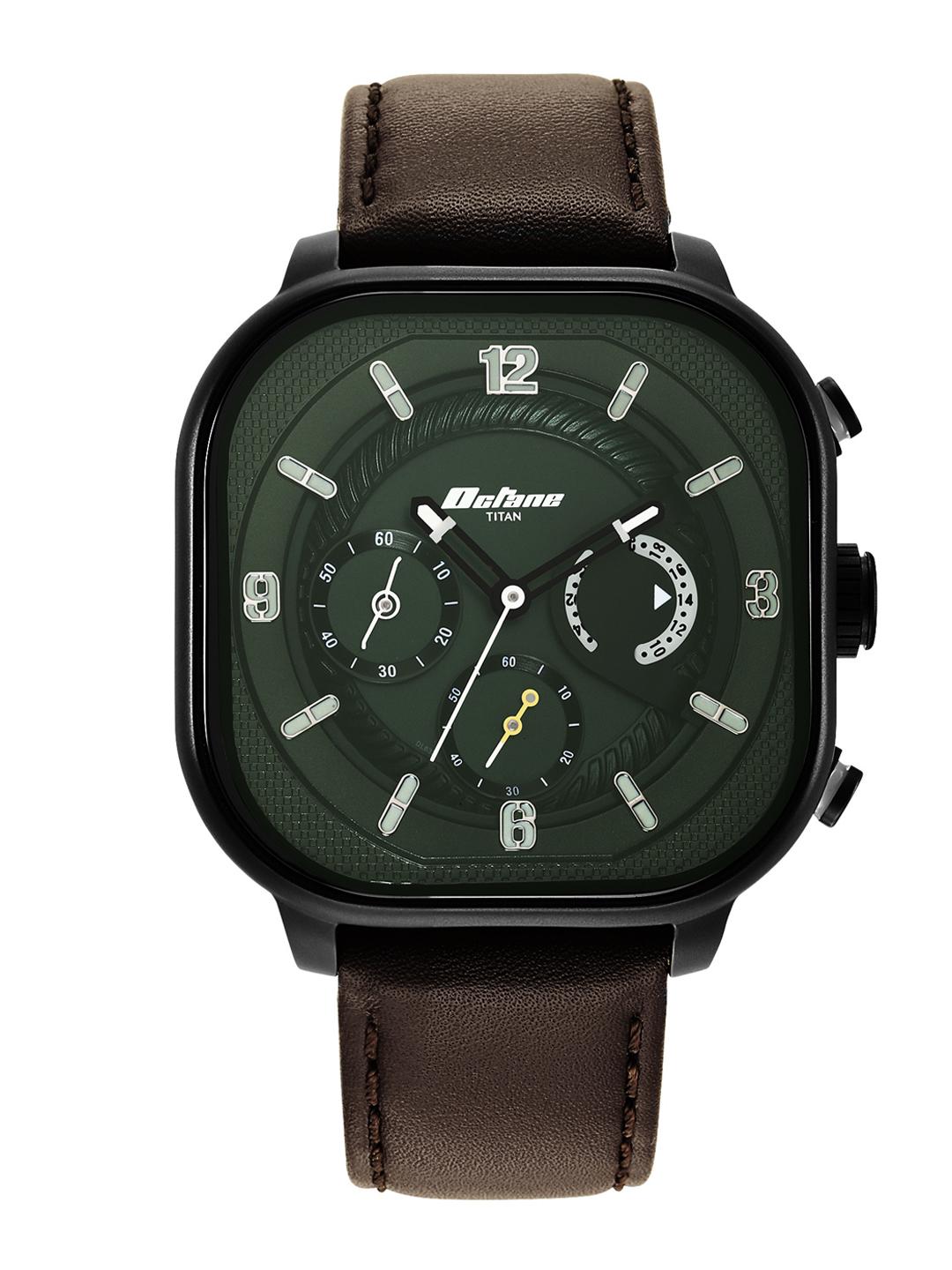 Buy Titan Octane Aerobatics Chronograph Analog With Green Dial Watch ...