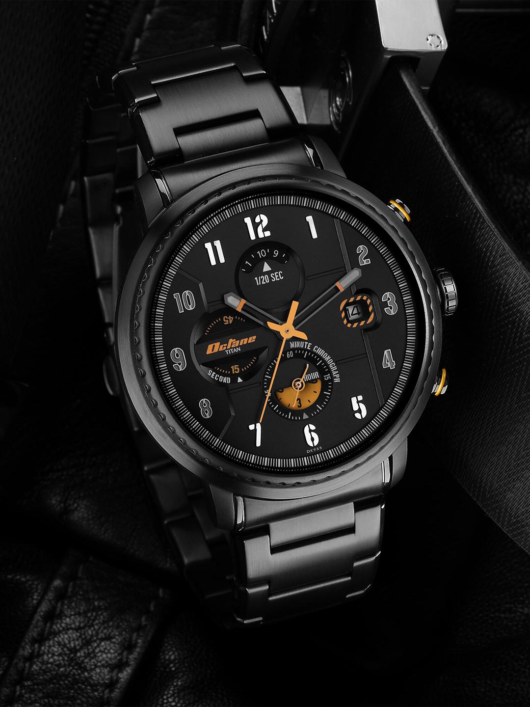 Buy Titan Octane Aerobatics Chronograph Analog With Black Dial Watch ...