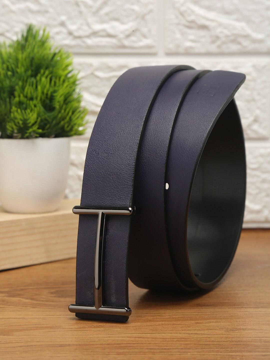 Buy Carlton London Men Purple Leather Belt - Belts for Men 17221388 ...