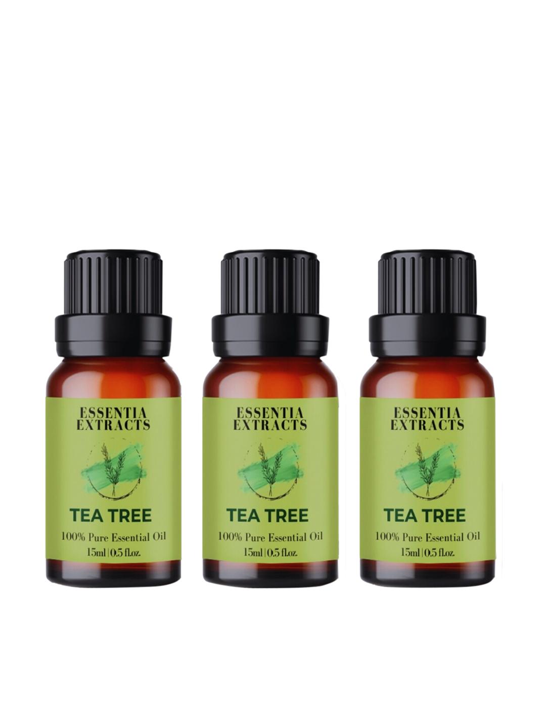 Buy ESSENTIA EXTRACTS Set Of 3 Pure Antibacterial Tea Tree Essential ...