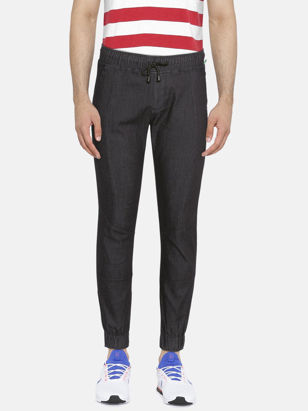 Buy Sports52 Wear Men Navy Solid Joggers Trousers - Trousers for Men ...