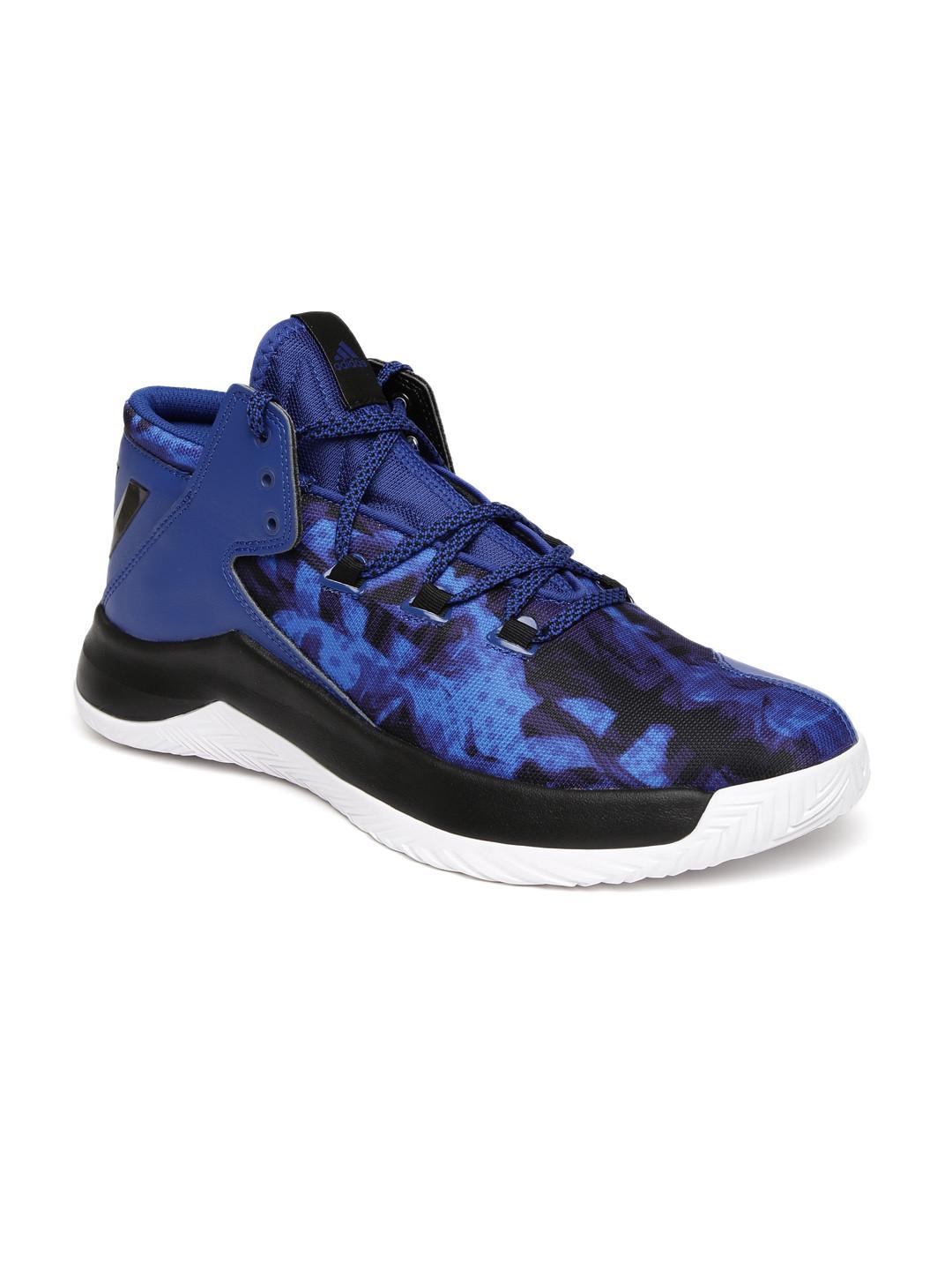 Buy ADIDAS Men Blue Rise Up Mid Top Basketball Shoes - Sports Shoes for ...