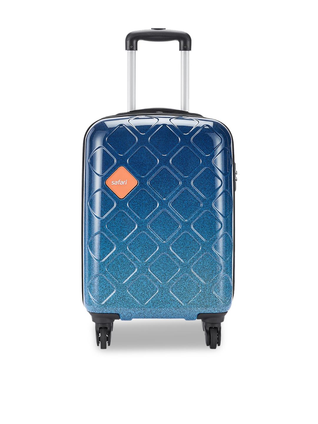 Buy Safari Mosaic Ombre Printed Poly Carbonate Small Hard Trolley Bag ...