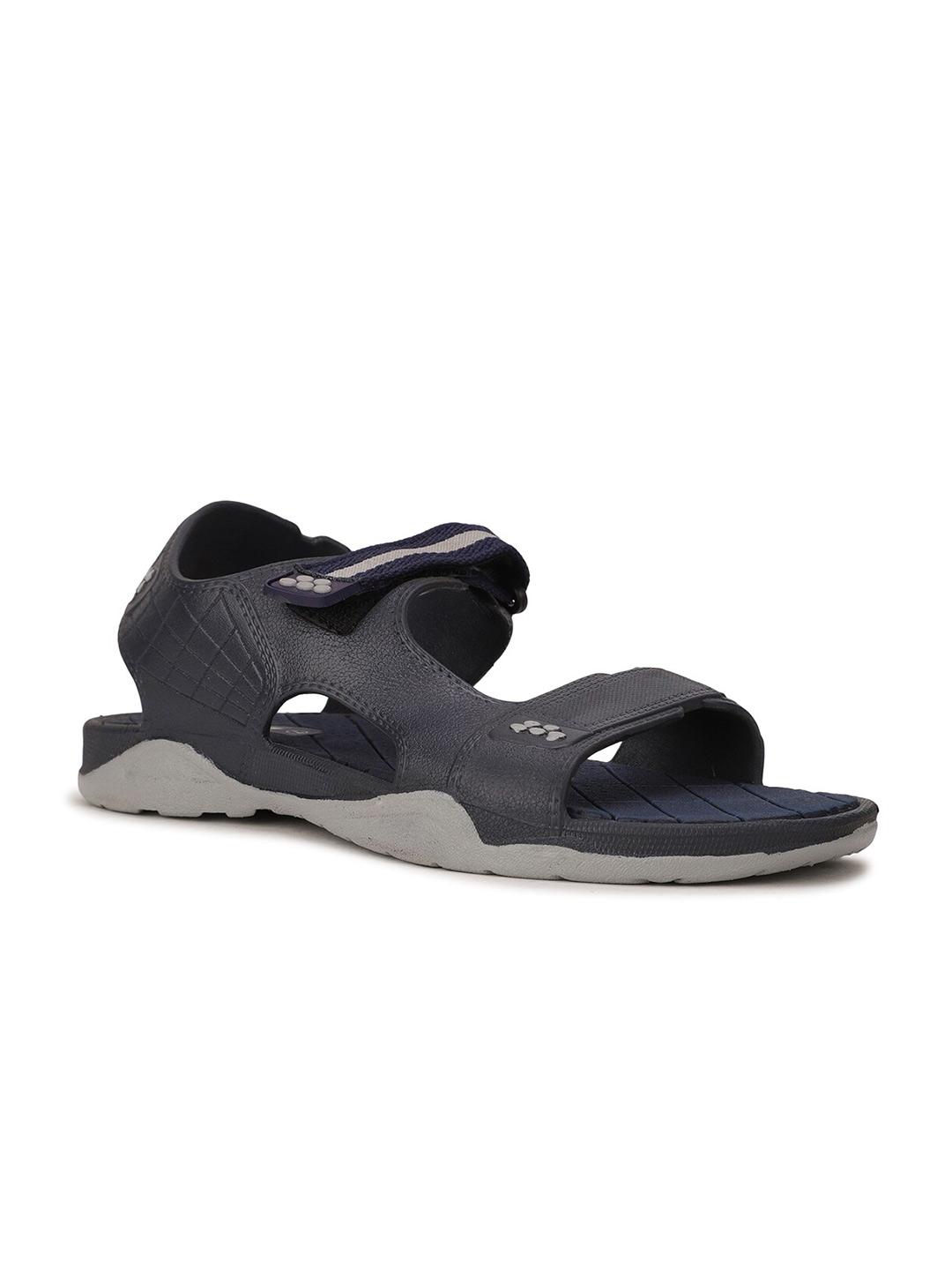 Buy Sandak By Bata Men Blue & Grey Solid Comfort Sandals - Sandals for ...