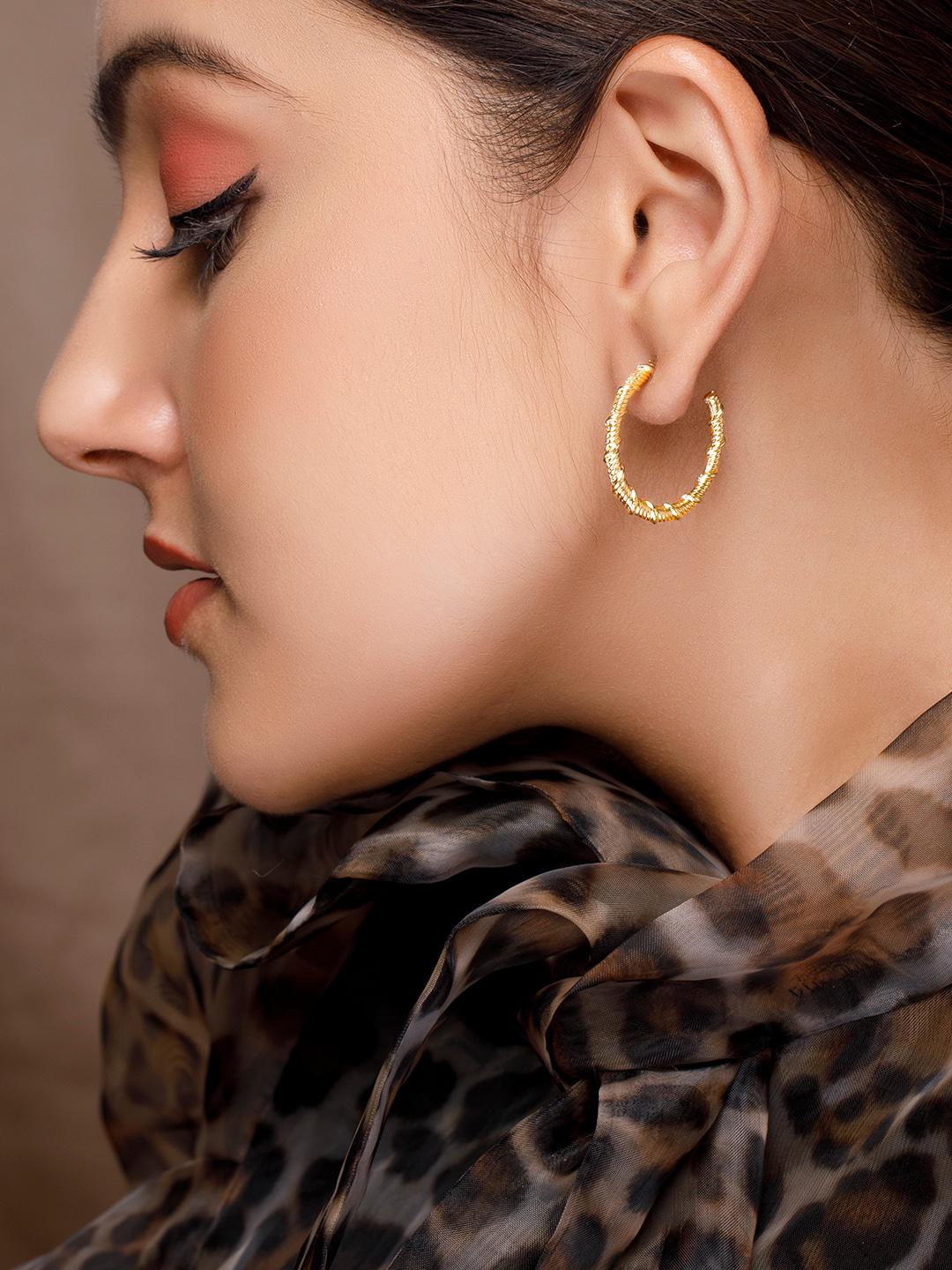 Buy TOKYO TALKIES X Rubans FASHION ACCESSORIES Gold Toned & Gold Plated ...