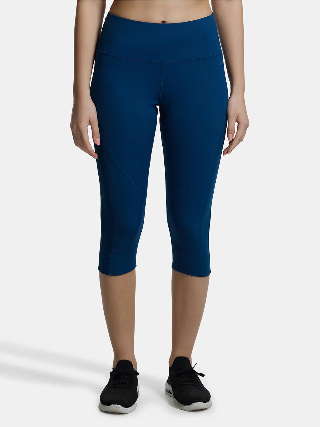 Buy Jockey Microfiber Stretch Slim Fit Capri With Back Waistband Pocket ...