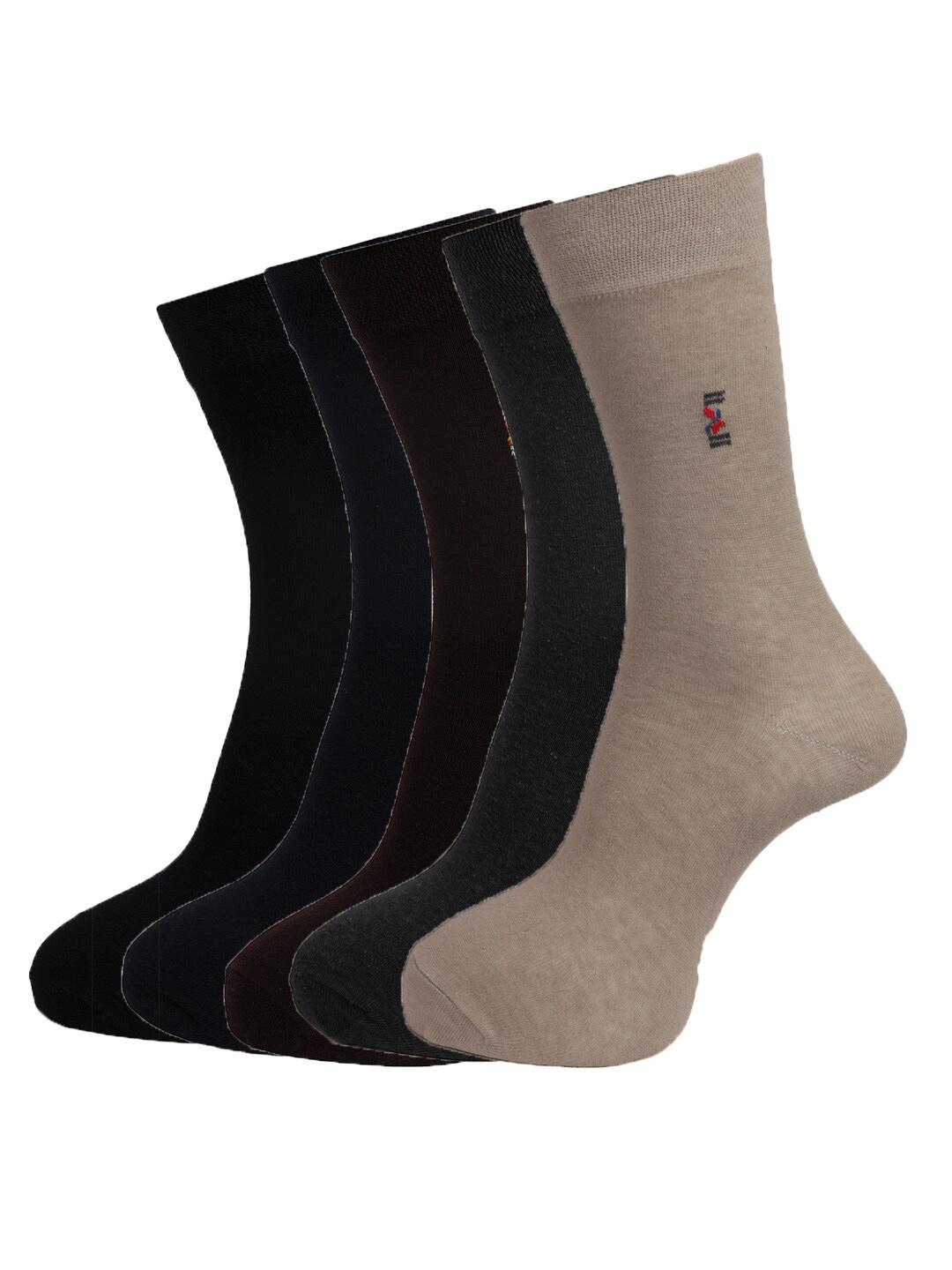 Buy Dollar Socks Men Pack Of 5 Assorted Full Length Socks - Socks for ...