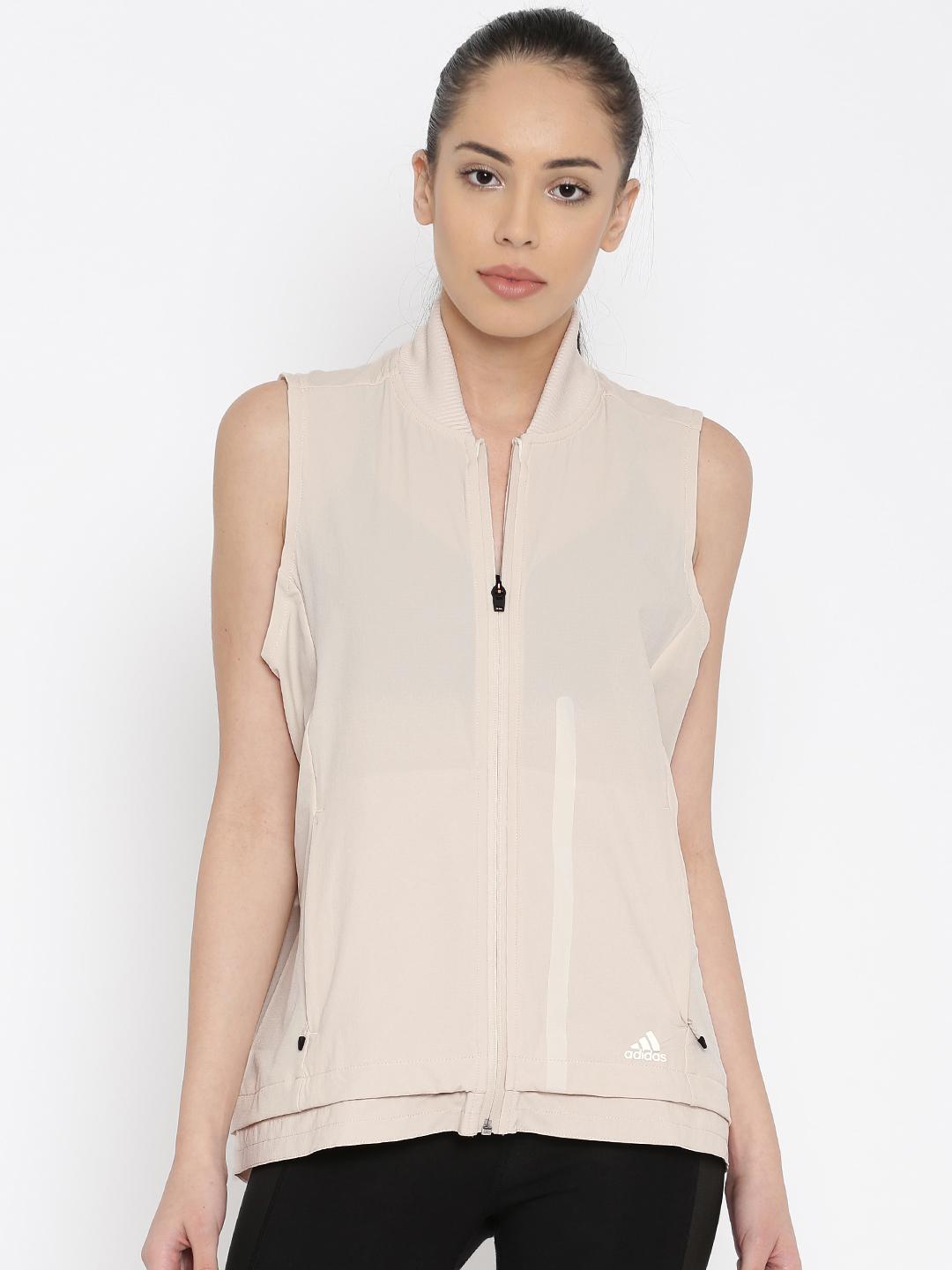 Buy ADIDAS Women Beige Reflective Ultra Energy Running Jacket - Jackets ...
