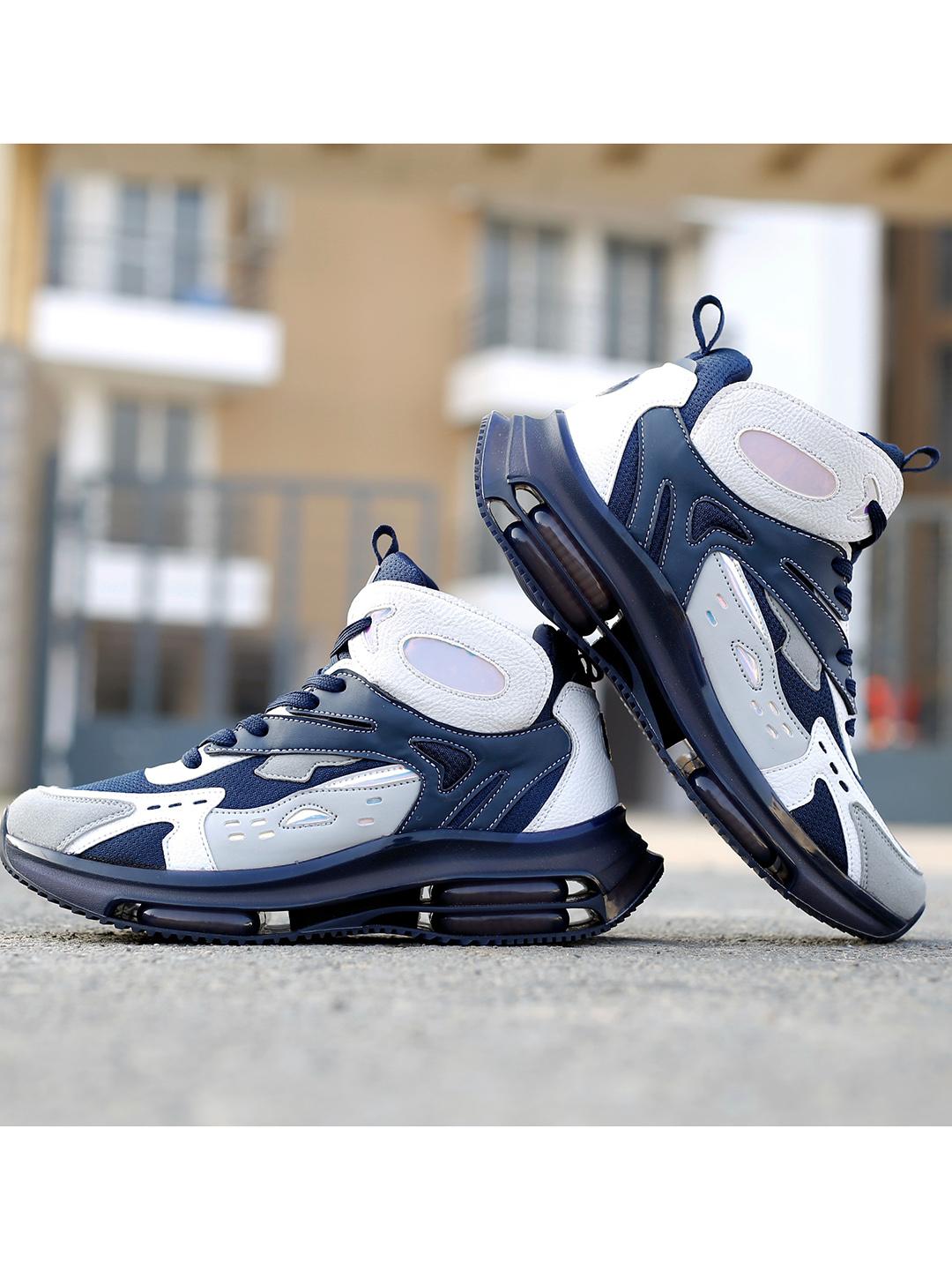 Buy Bacca Bucci Men Blue Colourblocked Sneakers - Casual Shoes for Men ...