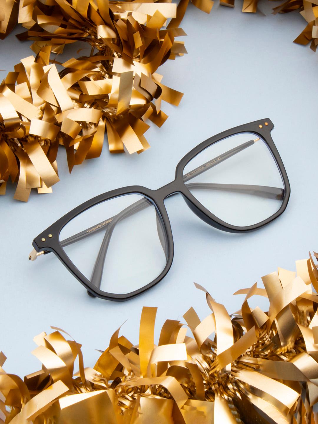 Buy Ted Smith Black Full Rim Square Frames Eyeglasses - Frames for ...