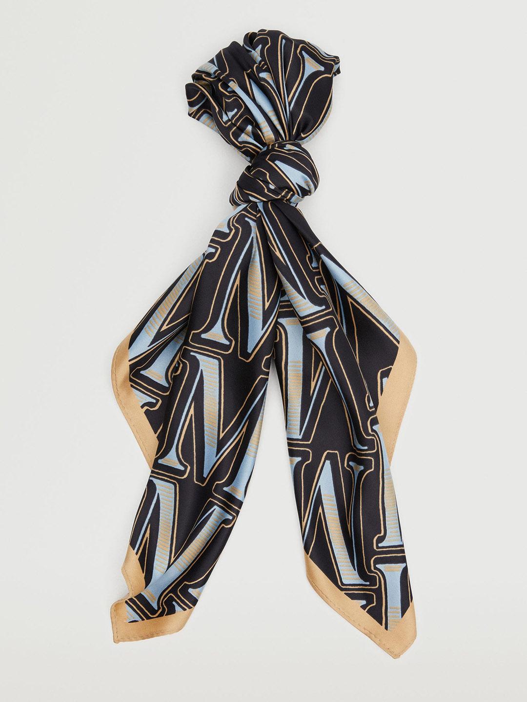 Buy MANGO Women Blue Printed Scarf - Scarves for Women 17808940 | Myntra