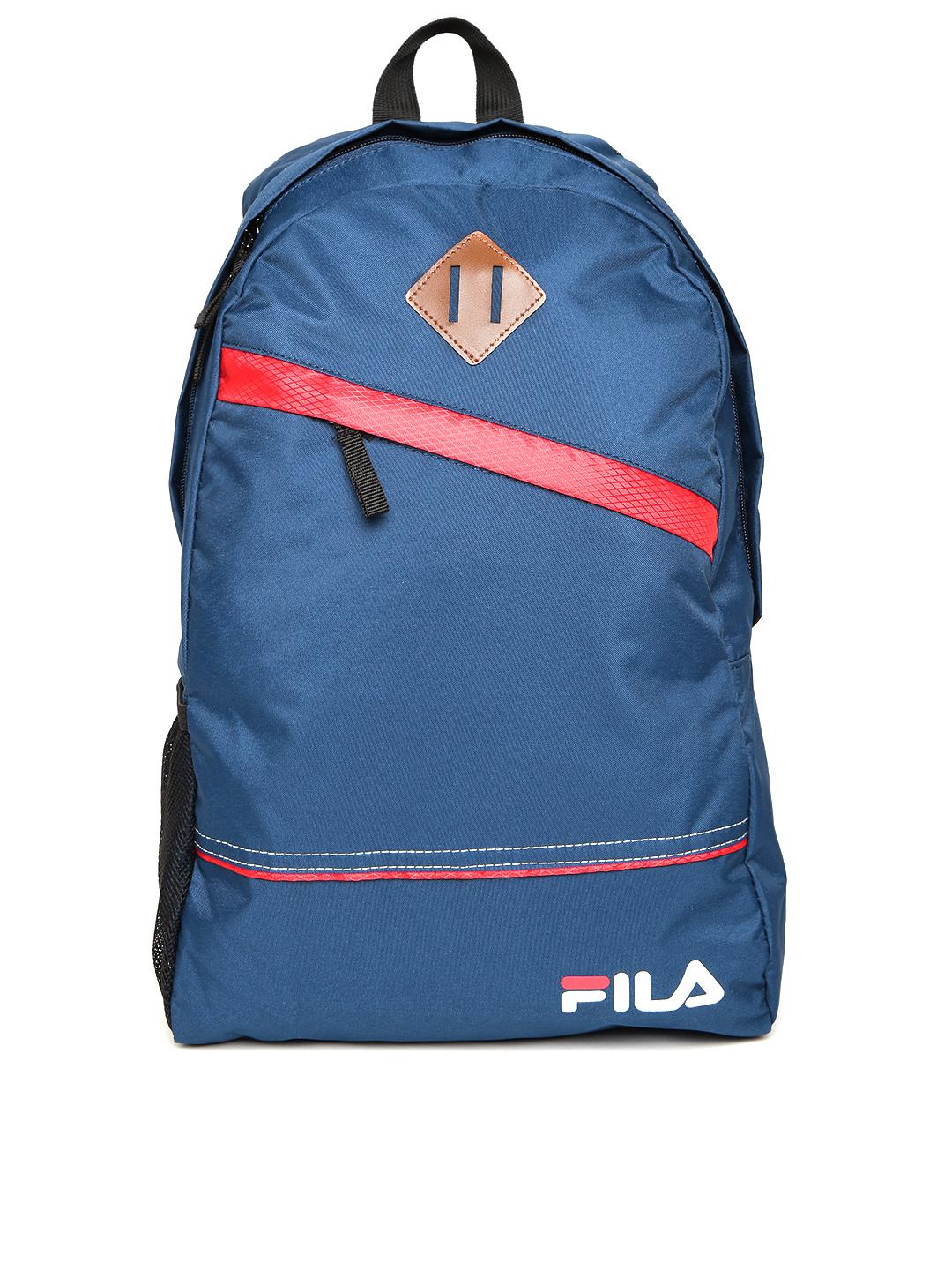 Buy FILA Unisex Teal Blue Charlie Laptop Backpack - Backpacks for ...
