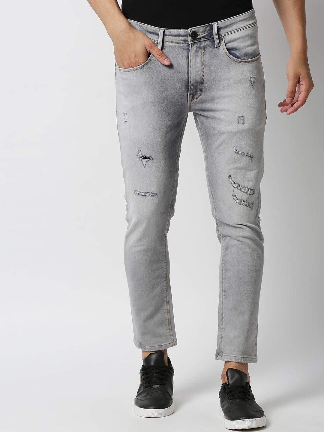 Buy Pepe Jeans Men Skinny Fit Mildly Distressed Heavy Fade Jeans ...