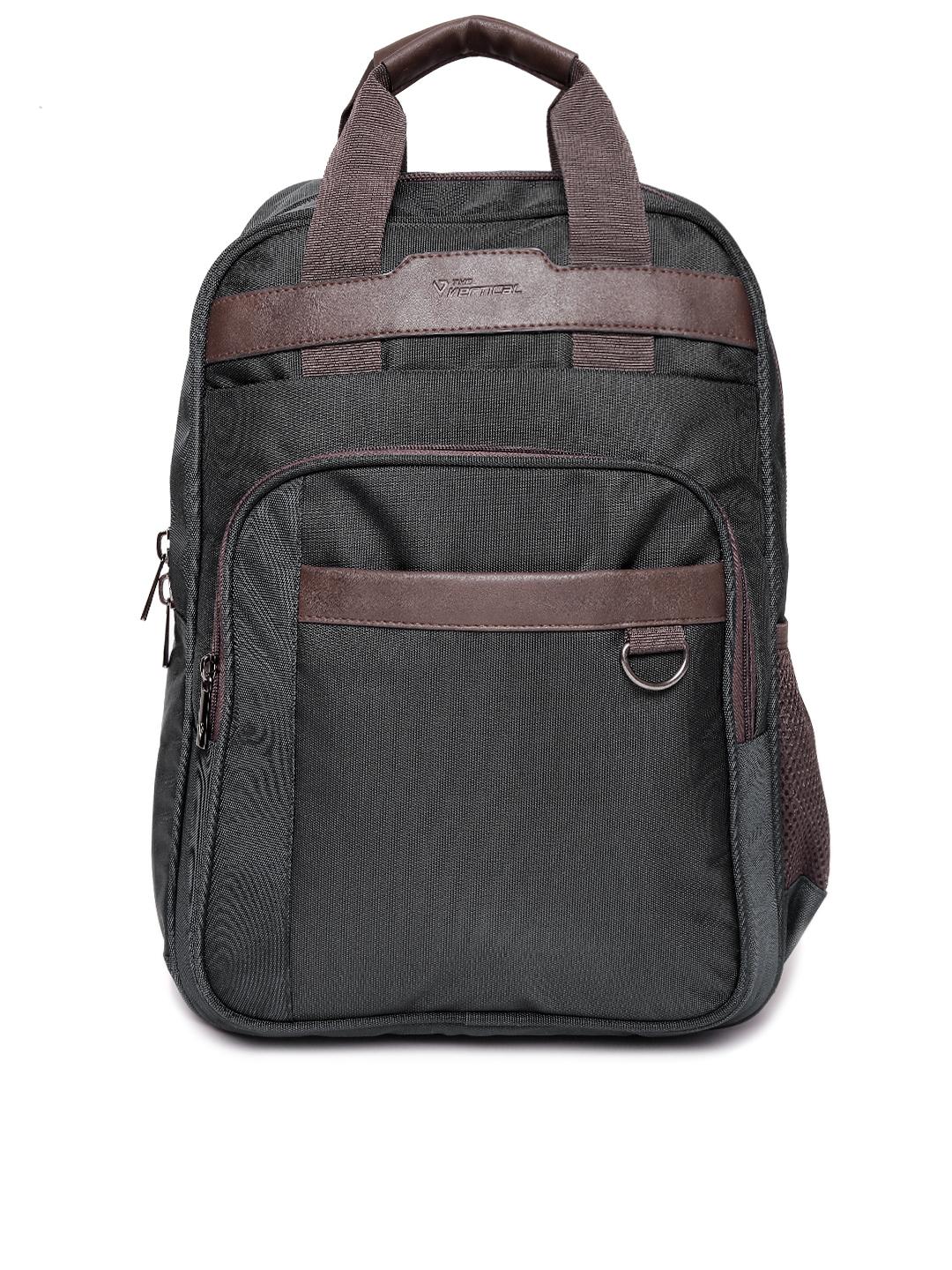 Buy THe VerTicaL Unisex Black Solid Laptop Backpack - Backpacks for ...