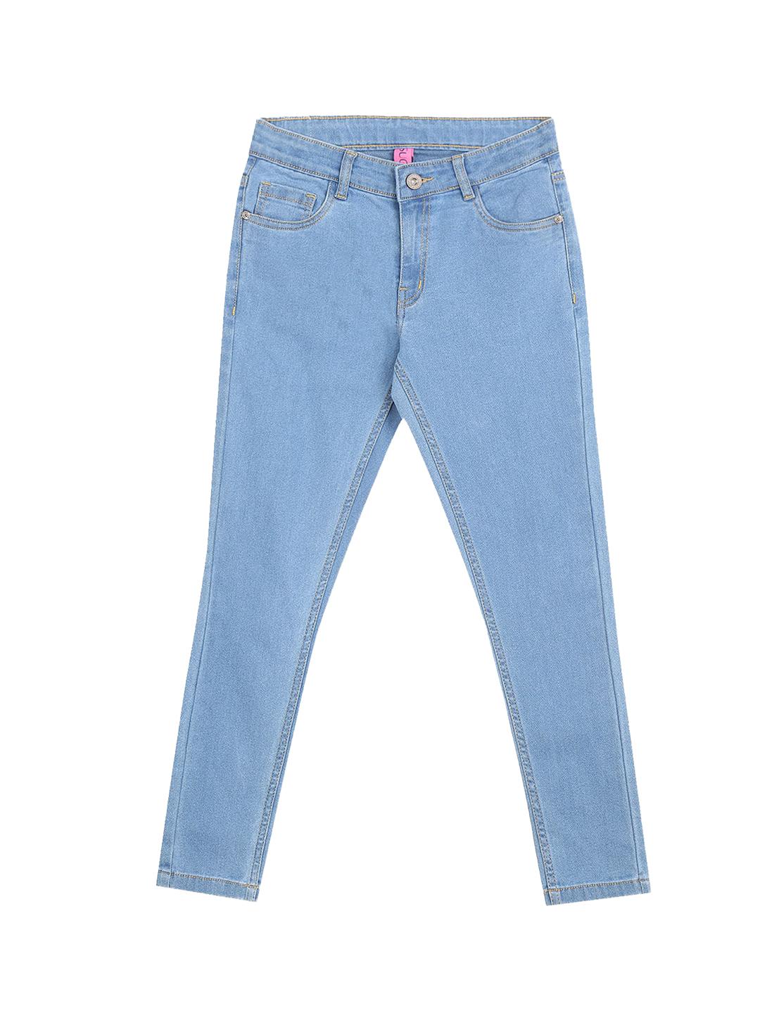 Buy SUGR Girl Girls Blue Regular Fit Jeans - Jeans for Girls 17942634 ...