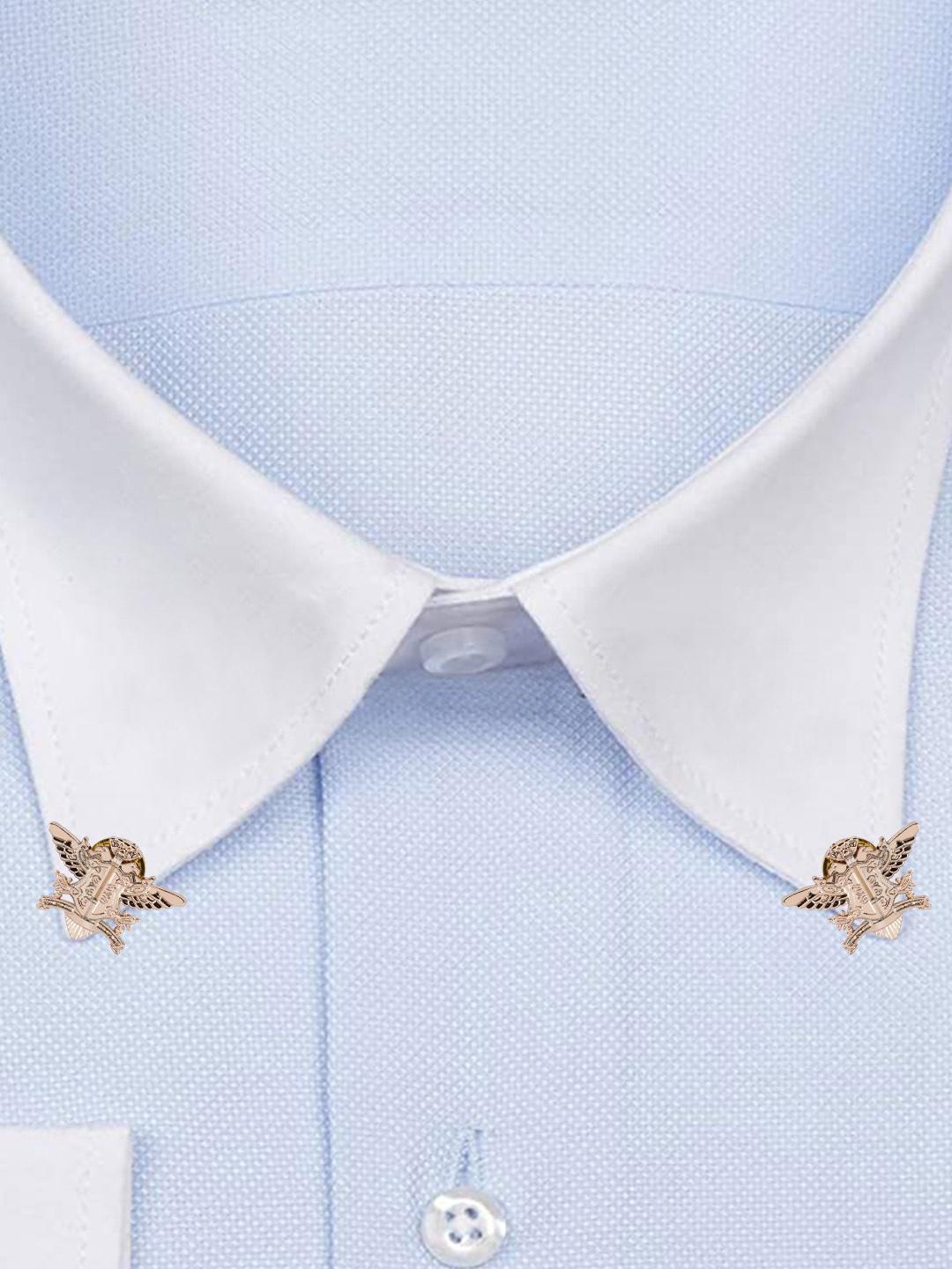 Buy Alvaro Castagnino Men Gold Toned Collar Brooch - Brooch for Men ...
