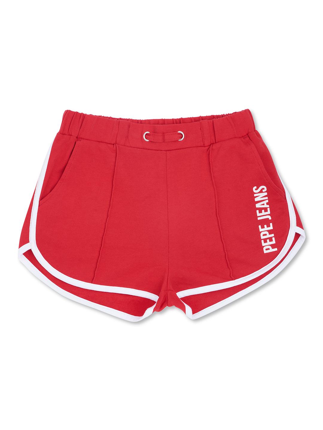 Buy Pepe Jeans Girls Red Shorts - Shorts for Girls 17981562 | Myntra