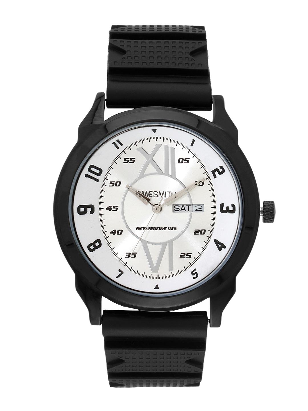 Buy TIMESMITH Men White Dial Limited Addition Analogue Watch TSM 044 W ...