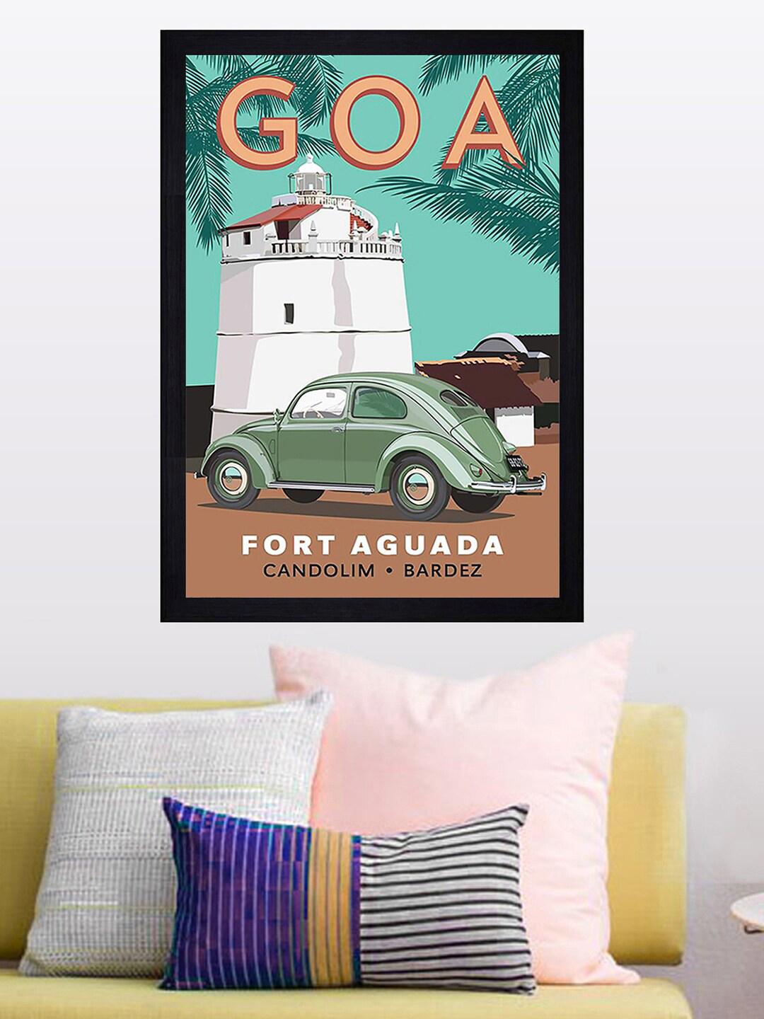 Buy Gallery99 Green Goa Texture Framed Art Print - Wall Art for Unisex ...