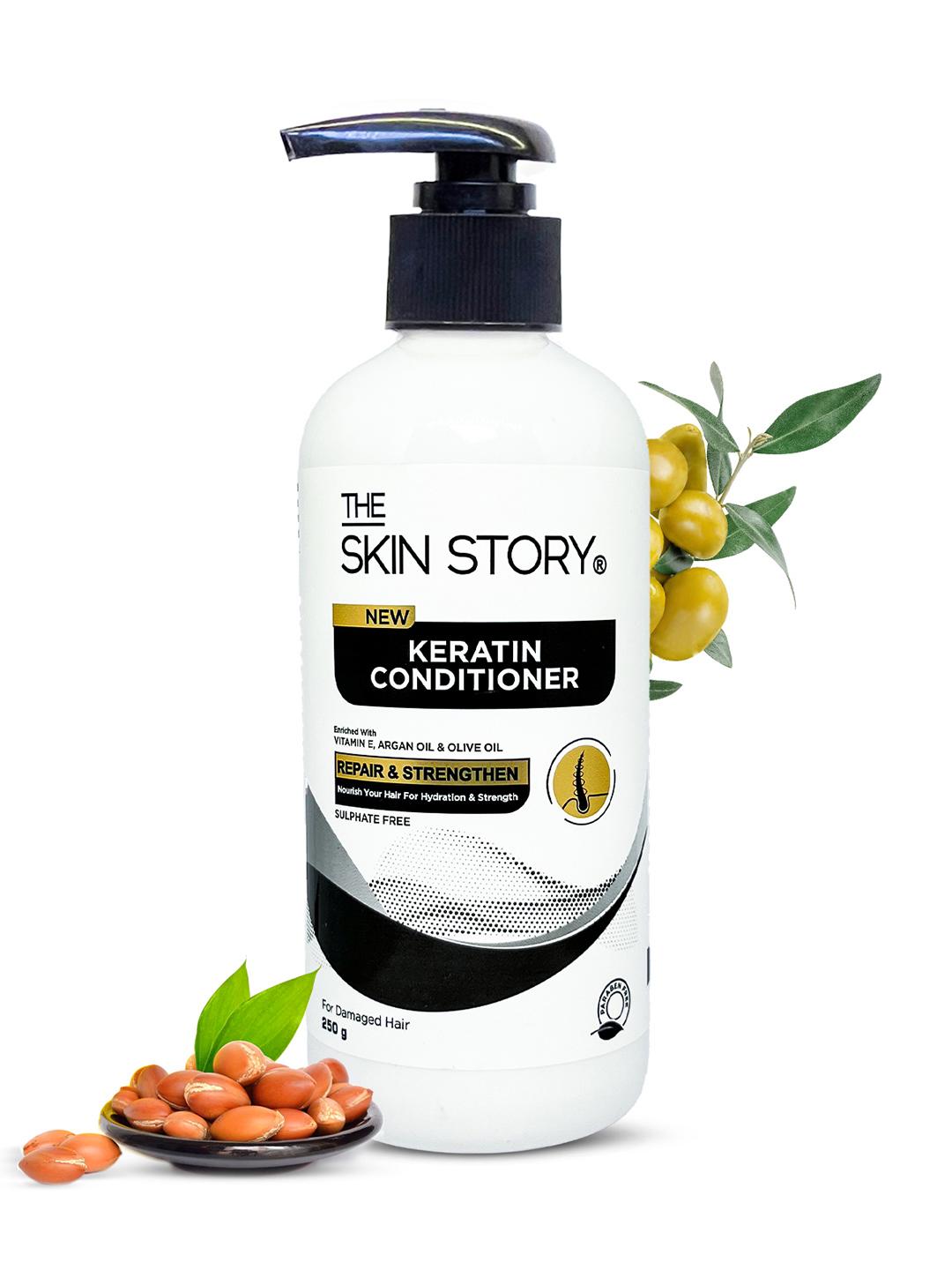Buy THE SKIN STORY Sulphate Free Keratin Conditioner For Damaged Hair ...
