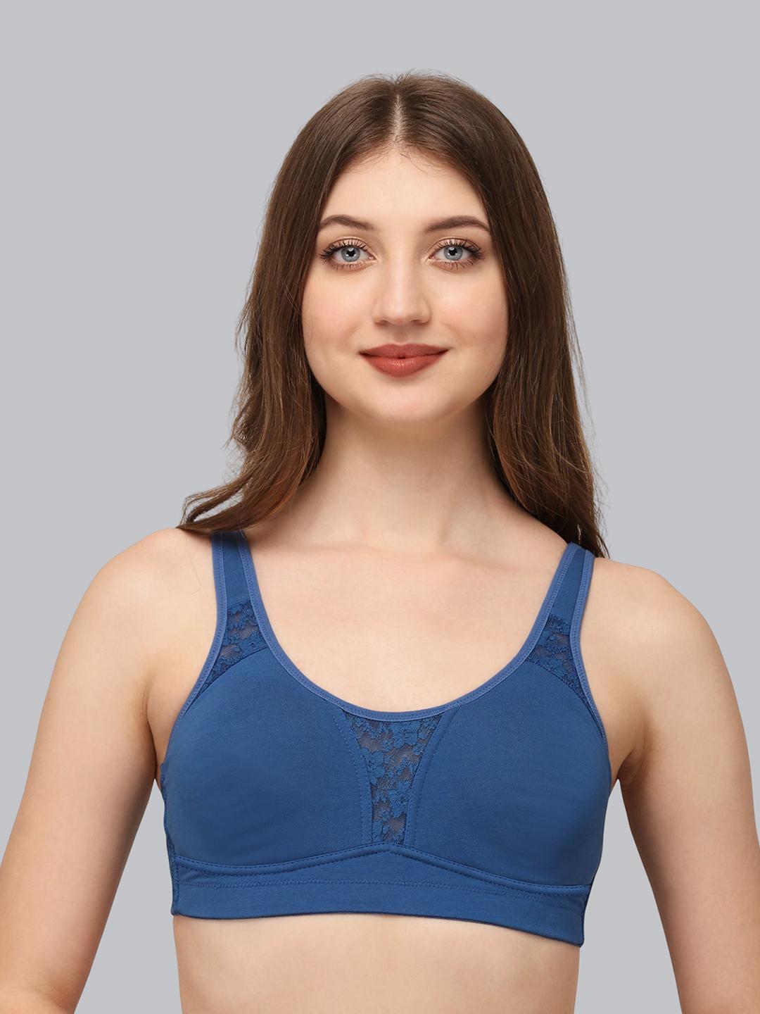 Buy SOIE Non Padded Non Wired Full Coverage Stretch Cotton Minimizer ...