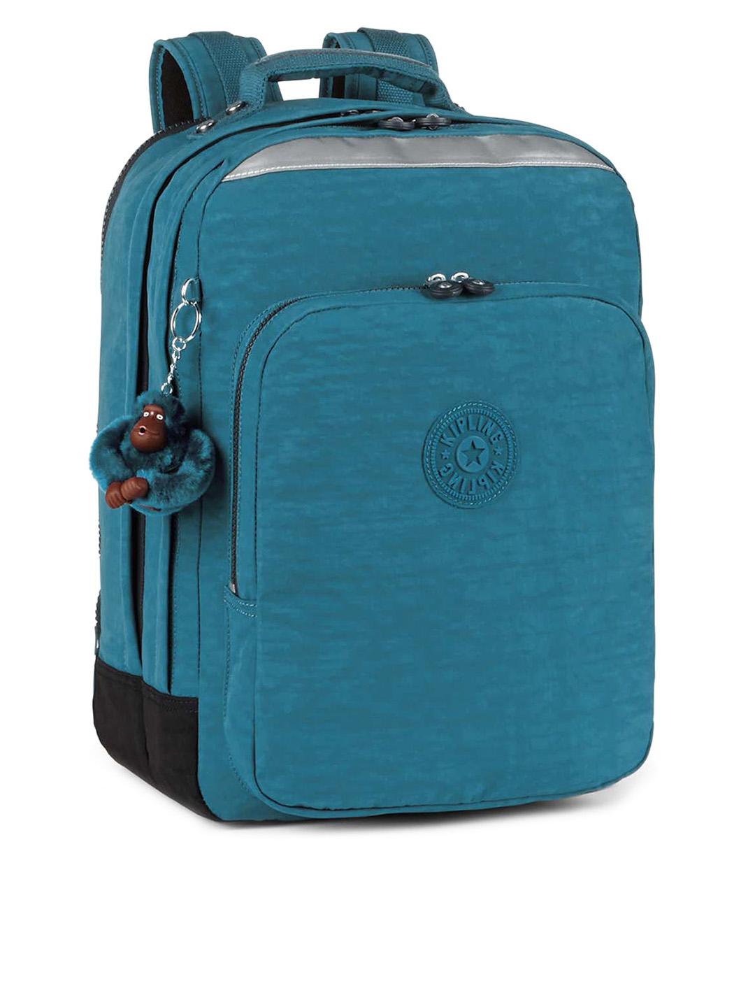 Buy Kipling Women Teal Green Washed Laptop Backpack - Backpacks for ...