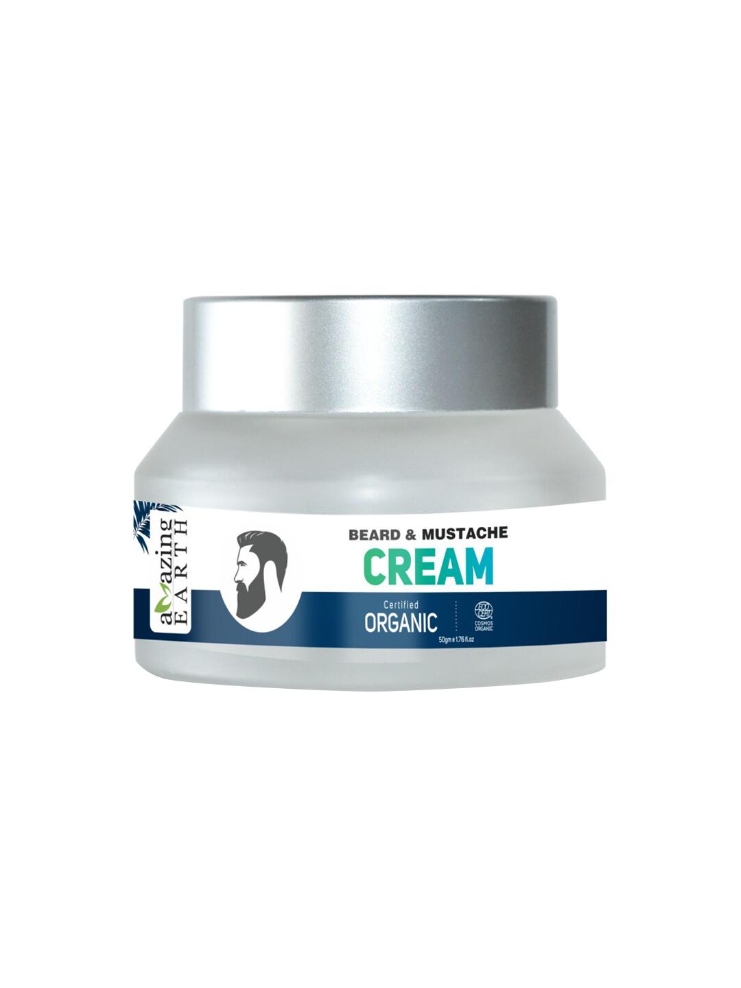 Buy Amazing Earth Men Beard & Mustache Cream 50 G - Beard Butter And ...