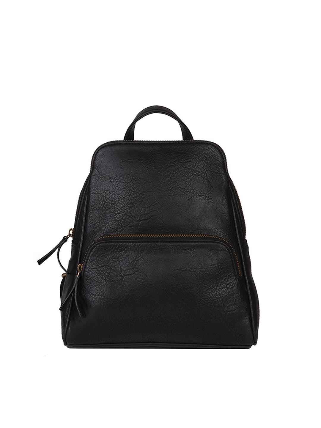 Buy Mona B Women Black Solid Backpack - Backpacks for Women 18388308 ...