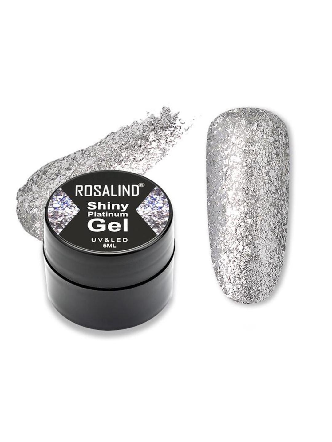 Buy ROSALIND Shiny Platinum Hybrid Varnishes Soak Off UV&LED Gel Nail ...