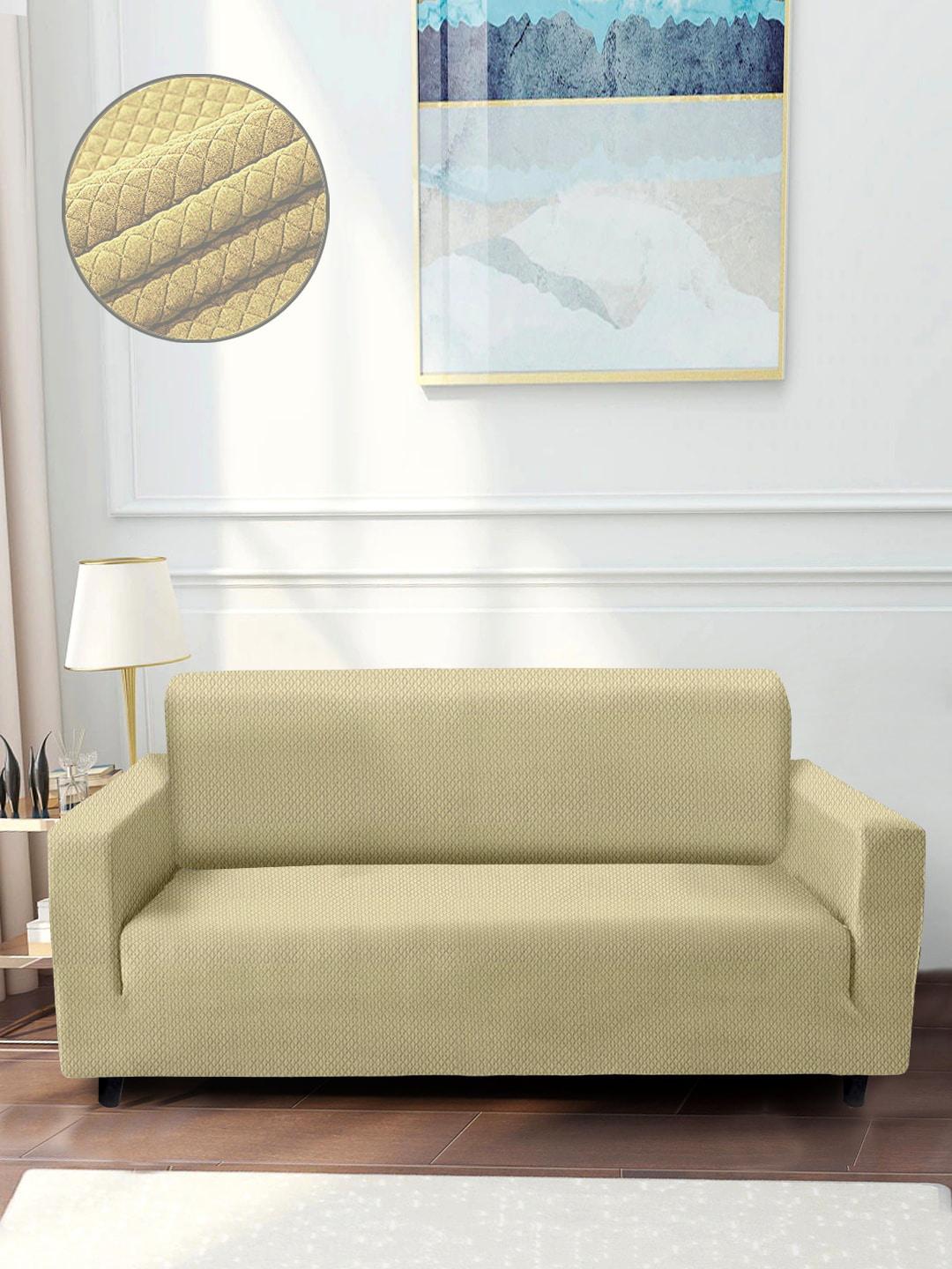 Buy Cortina Cream 2 Seater Sofa Cover - Sofa Covers for Unisex 18507818 ...