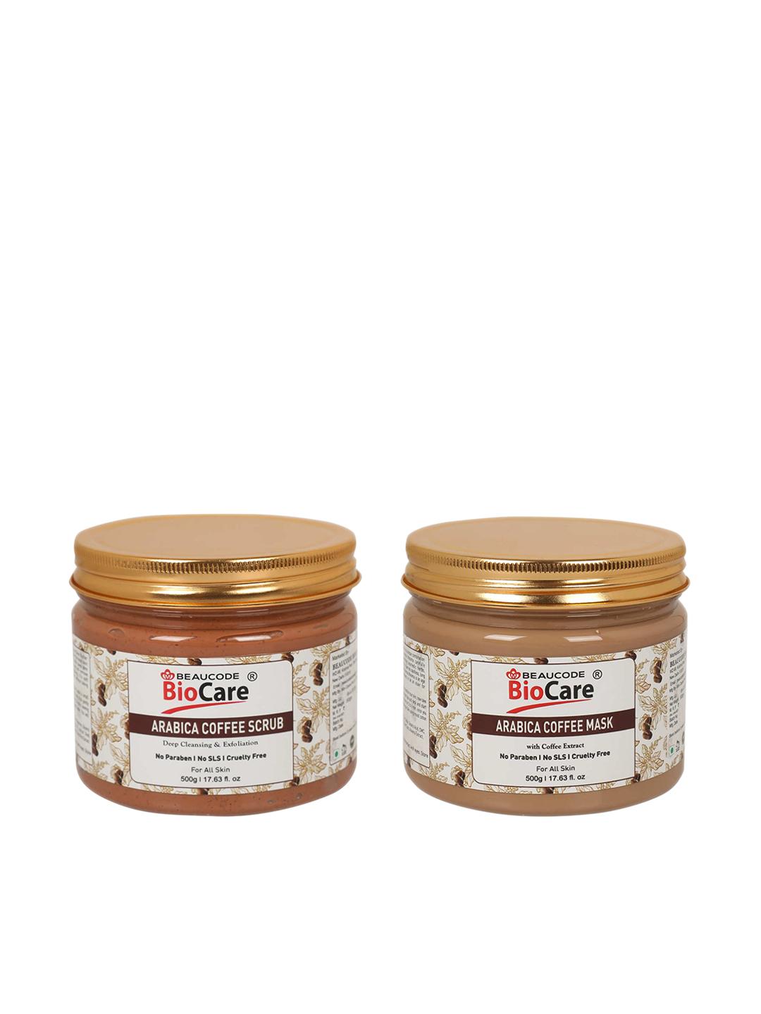Buy BEAUCODE BIOCARE Pack Of 2 Arabica Coffee Face And Body Mask And ...