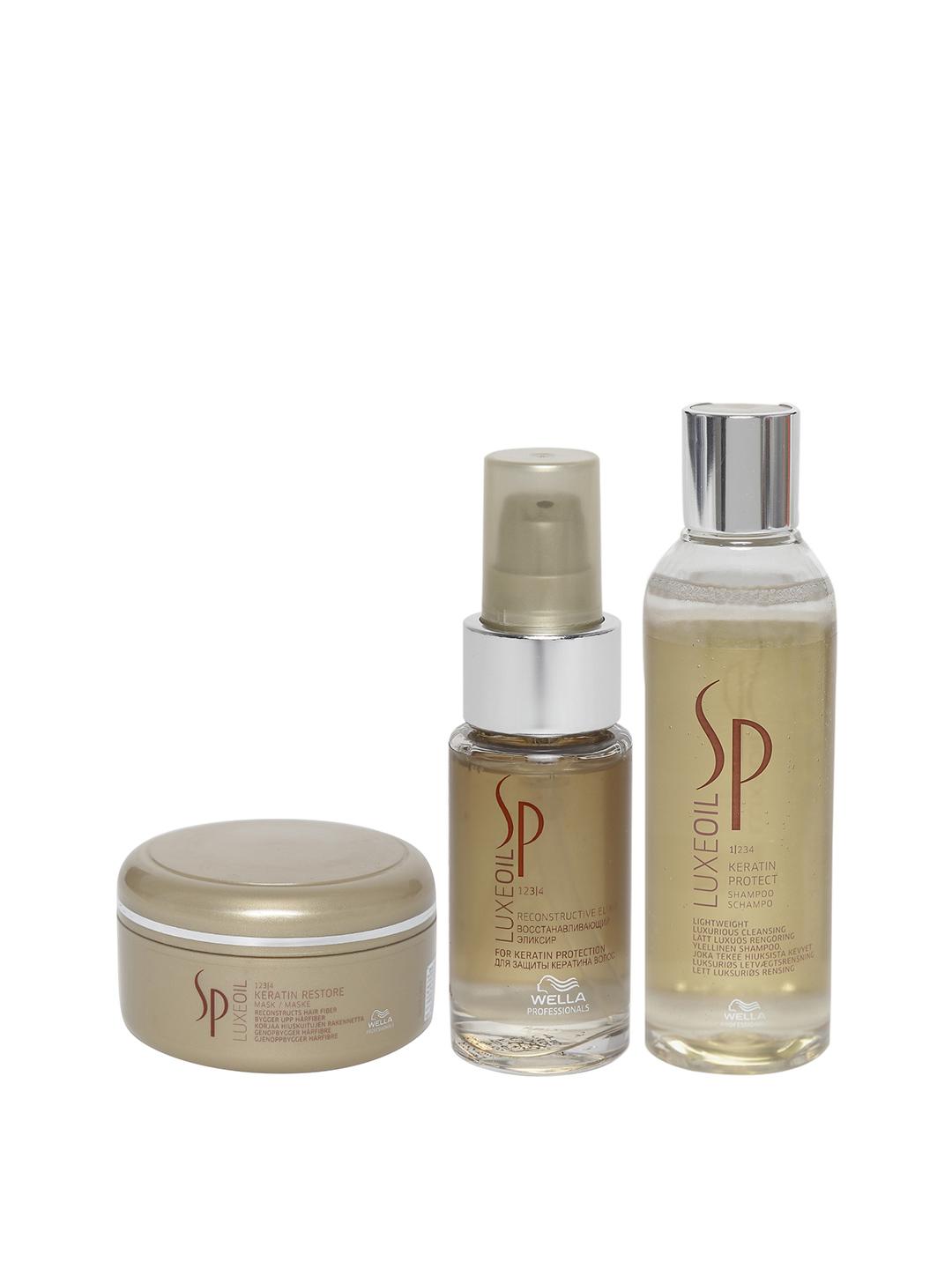 Buy WELLA PROFESSIONALS SP Luxe Oil Keratin Hair Care Kit 380 Ml - Hair ...