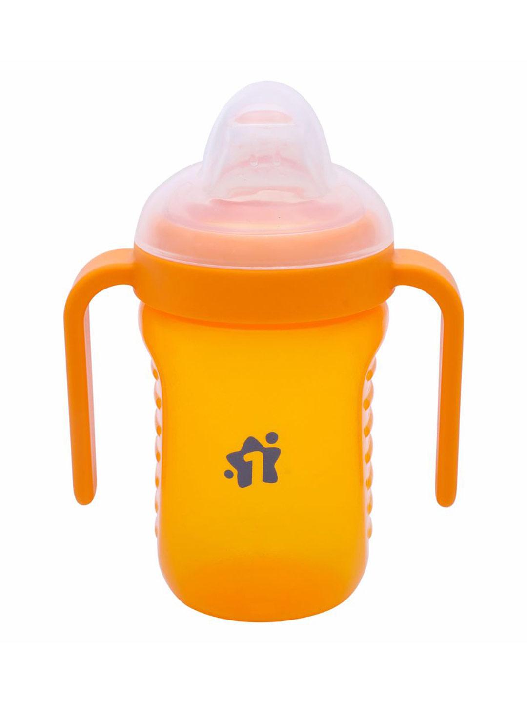 Buy 1st Step Kids Orange Baby Soft Spout Sipper With Twin Handles ...