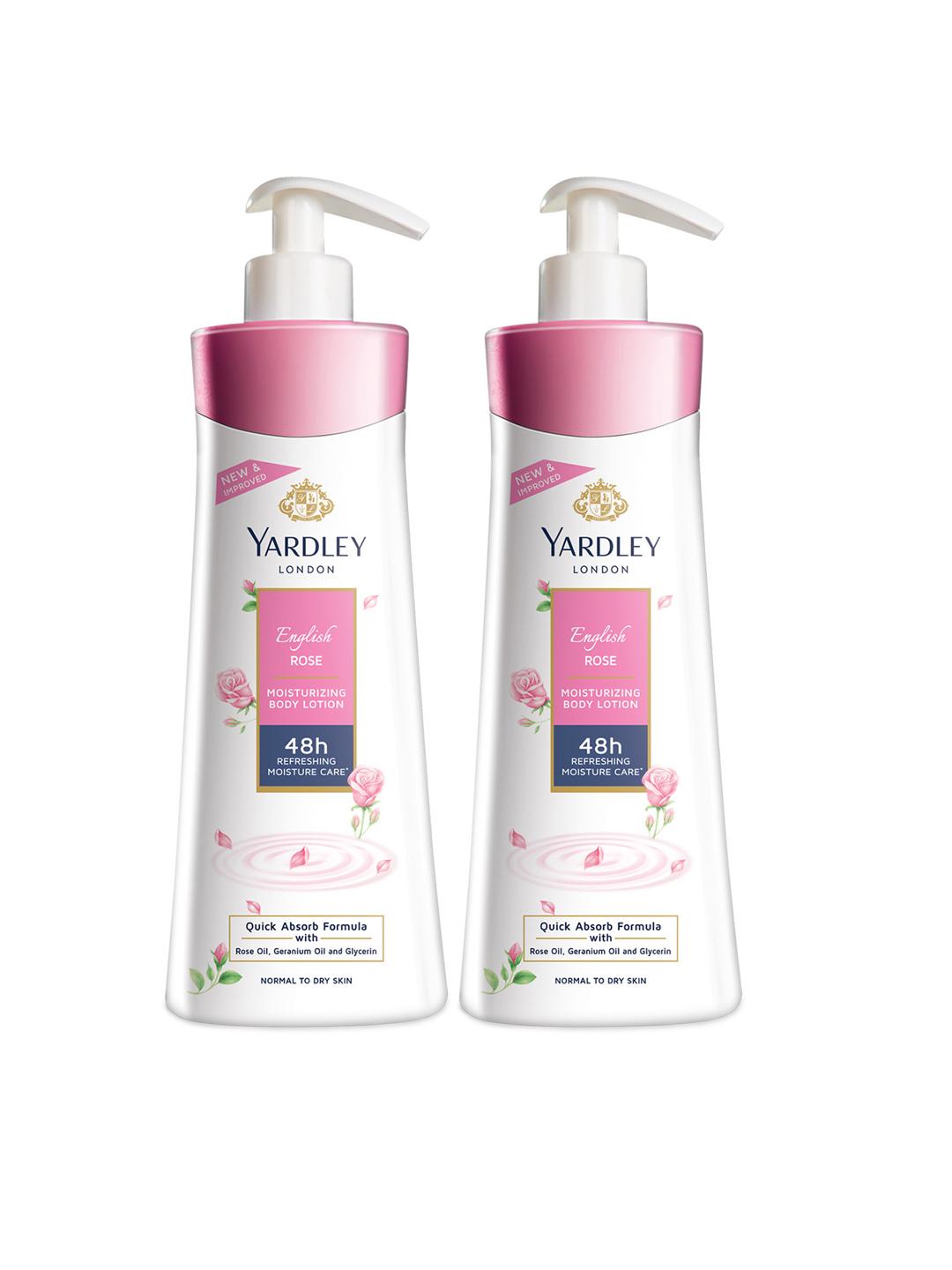 Buy YARDLEY LONDON Set Of 2 English Rose Moisturising Body Lotion With ...