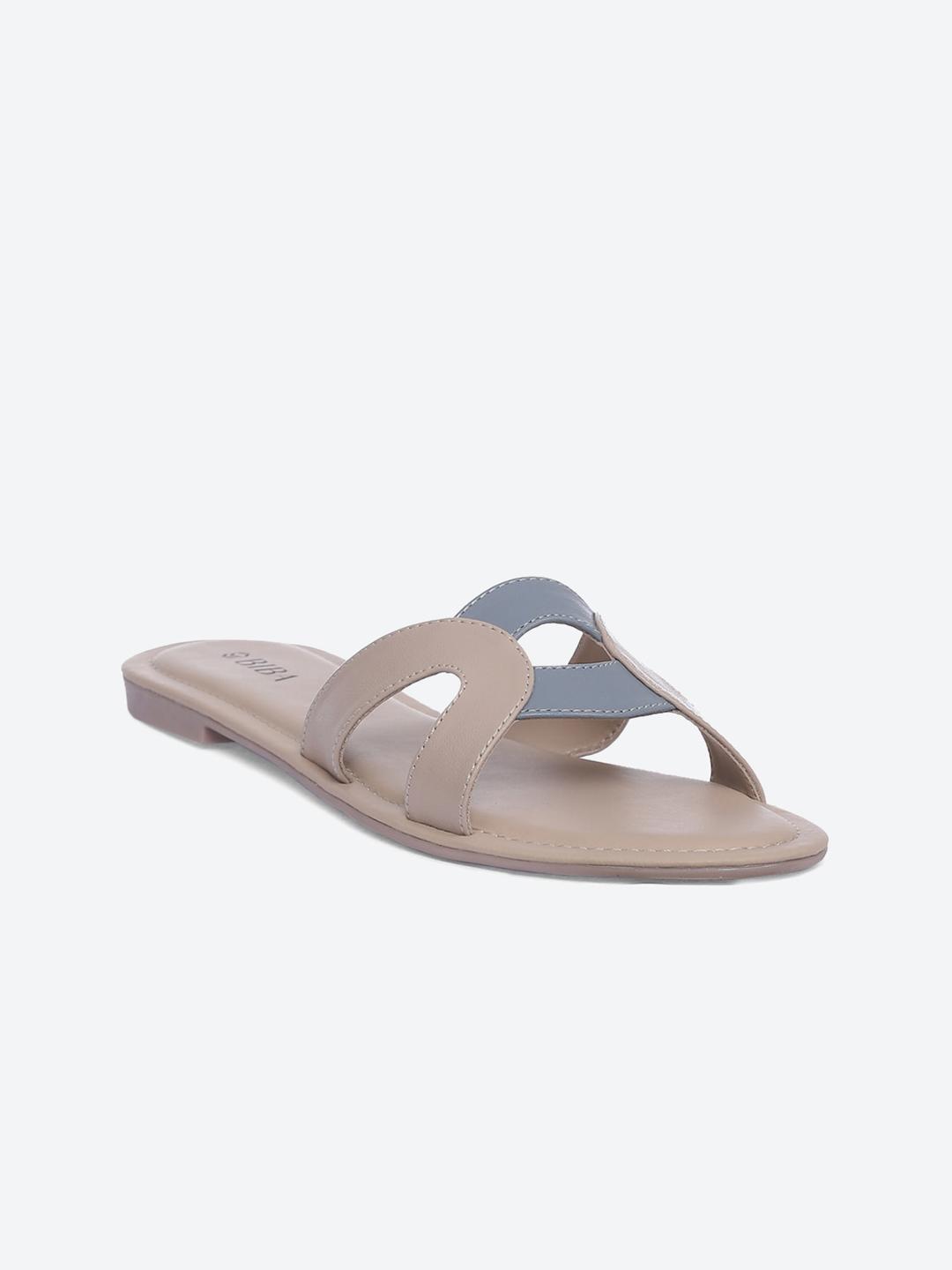 Buy Biba Women Beige One Toe Flats - Flats for Women 18754574 | Myntra