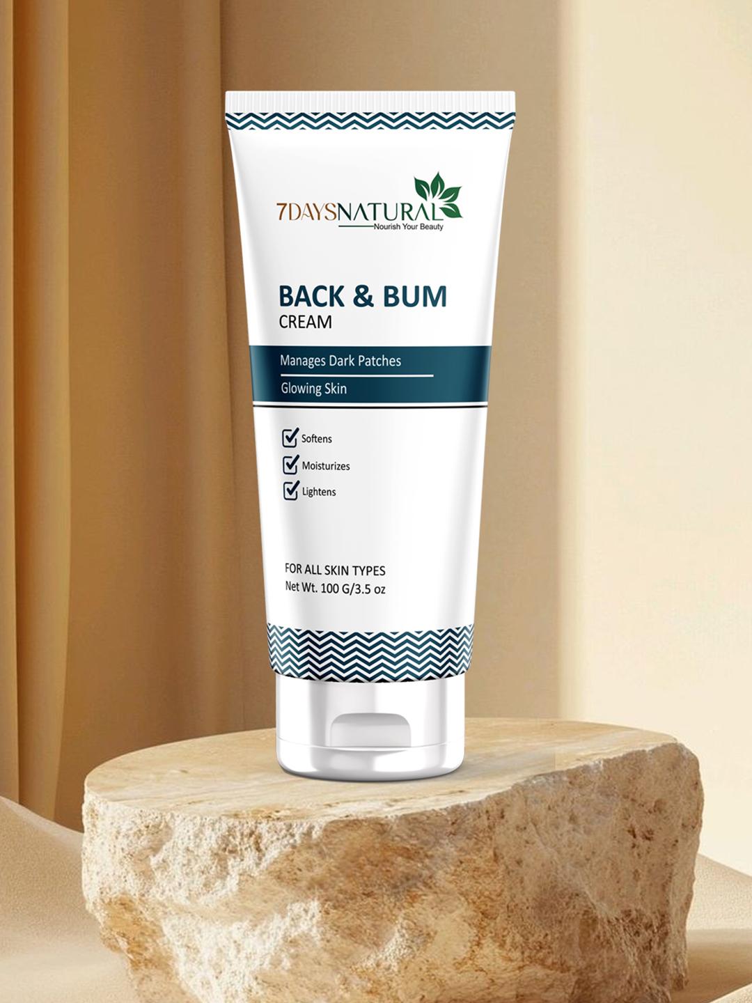 Buy 7DAYSNATURAL Back And Bum Cream 100gm - Body Cream And Lotion for ...