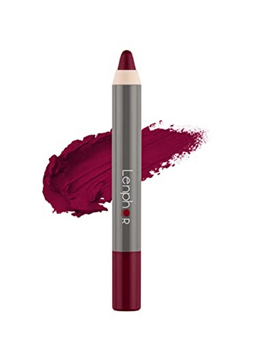 Buy Lenphor Long Lasting Matt Show Off 2 In 1 Crayon Lip Pencil 2.8 G ...