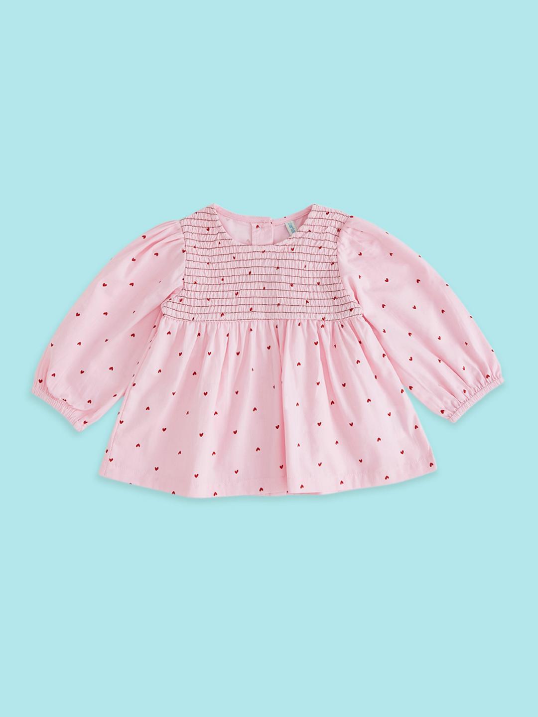 Buy Pantaloons Baby Pink Print Top - Tops for Girls 18876316 | Myntra