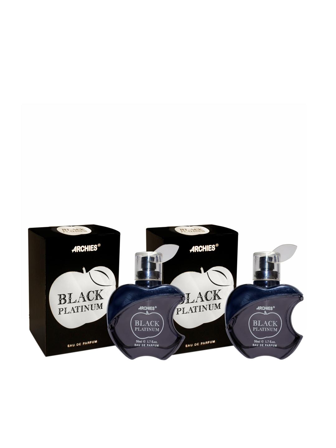 Buy Archies Set Of 2 Paraben Free Black Platinum Eau De Parfum Spray 50 ...