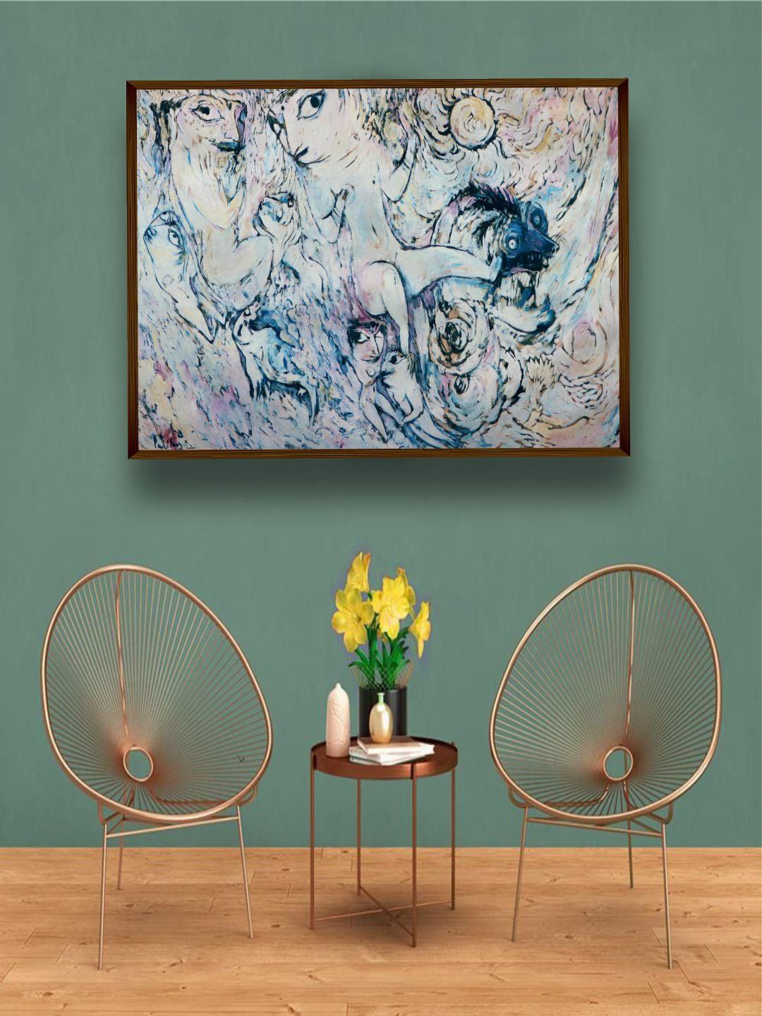 Buy The Art House Canvas Wall Rectangle Paintings Wall Art 40x30In - Wall Art for Unisex ...