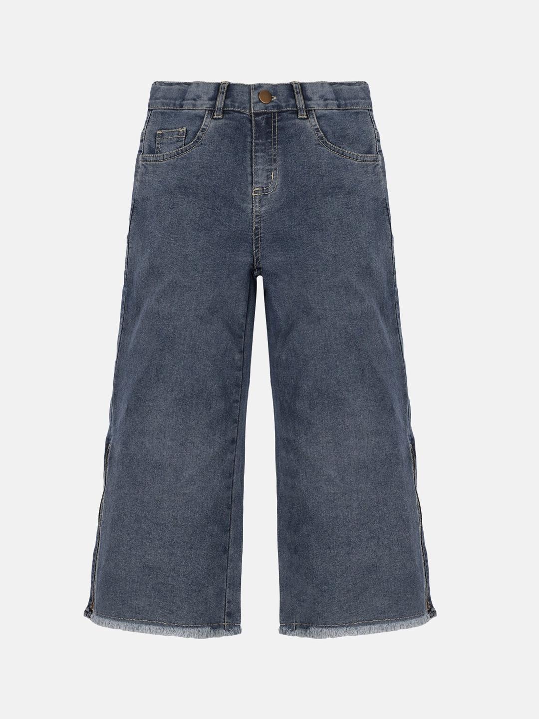 Buy KiddoPanti Girls Blue Jean Regular Fit Stretchable Jeans - Jeans ...
