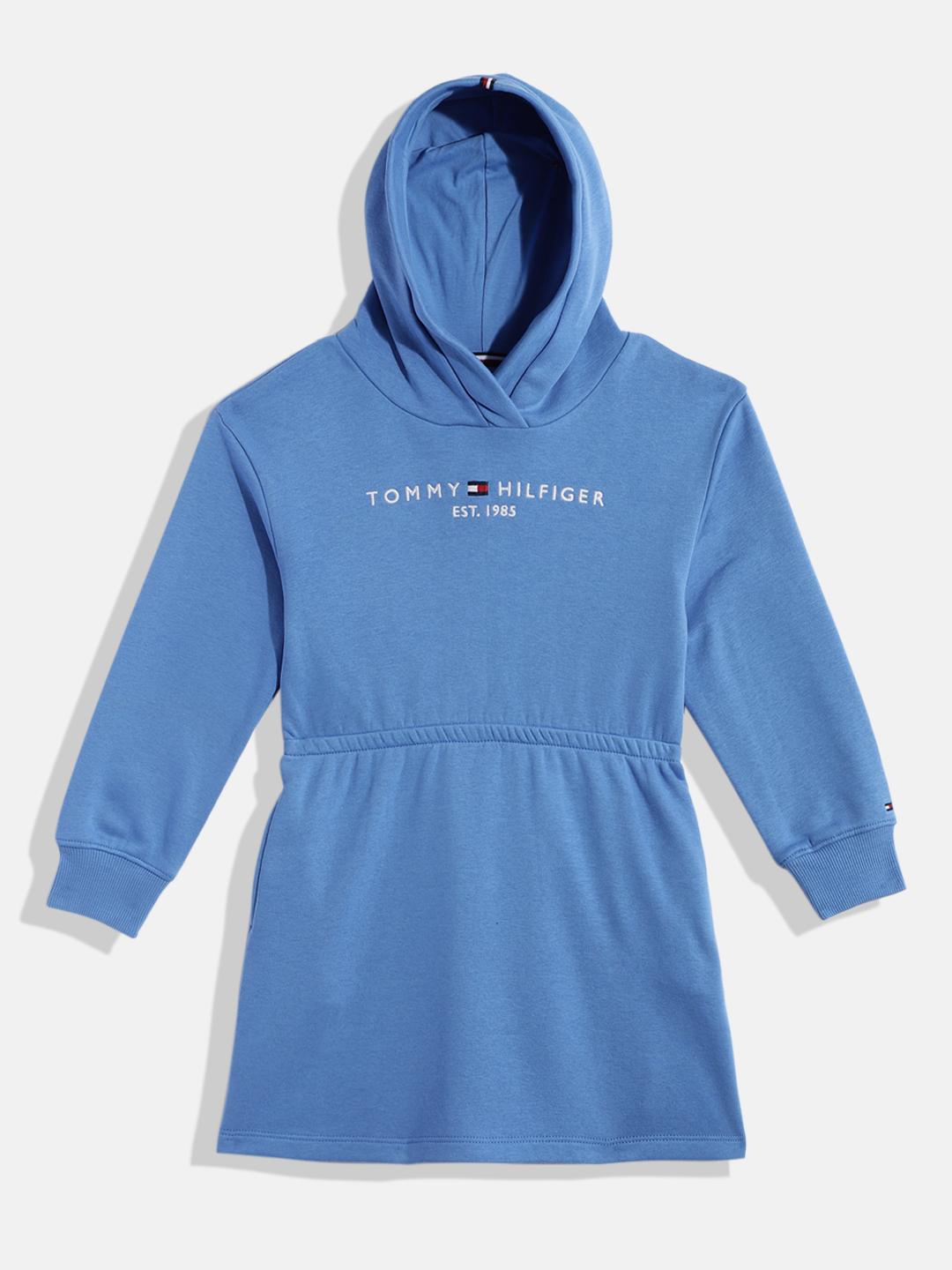 Buy Tommy Hilfiger Girls Blue Jumper Dress - Dresses for Girls 19003624 ...