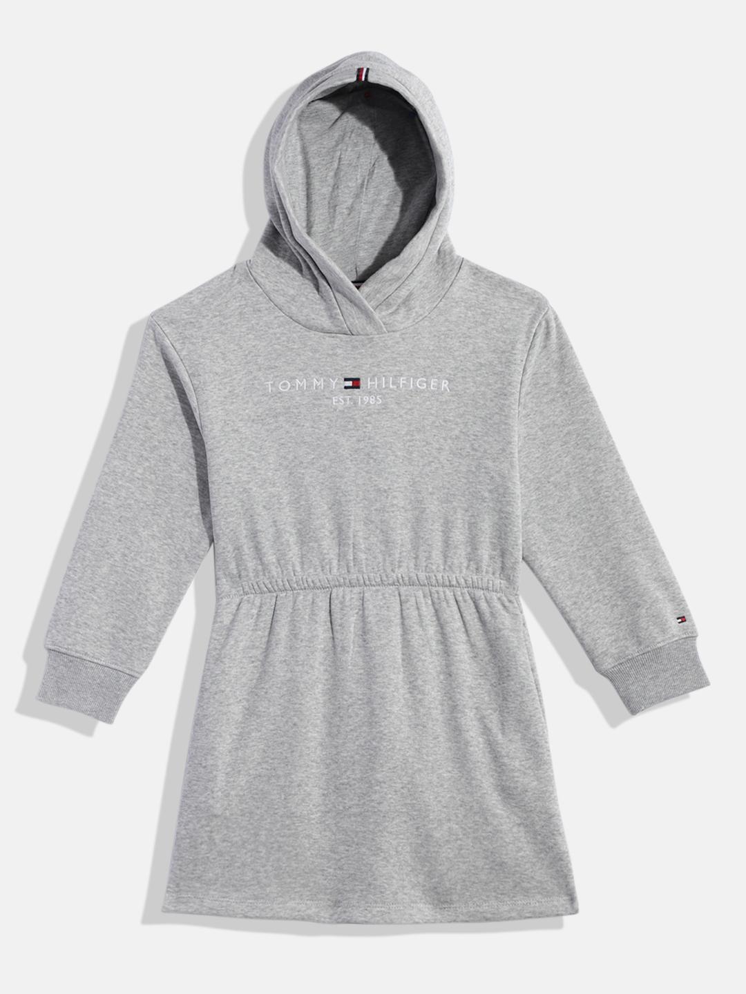 Buy Tommy Hilfiger Girls Grey Jumper Dress - Dresses for Girls 19003754 ...