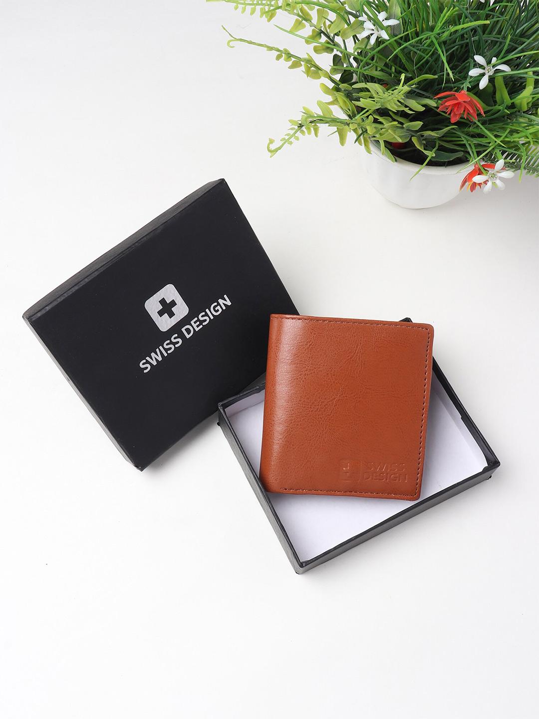 Buy Swiss Design Men Tan Two Fold Wallet - Wallets for Men 19122620 ...