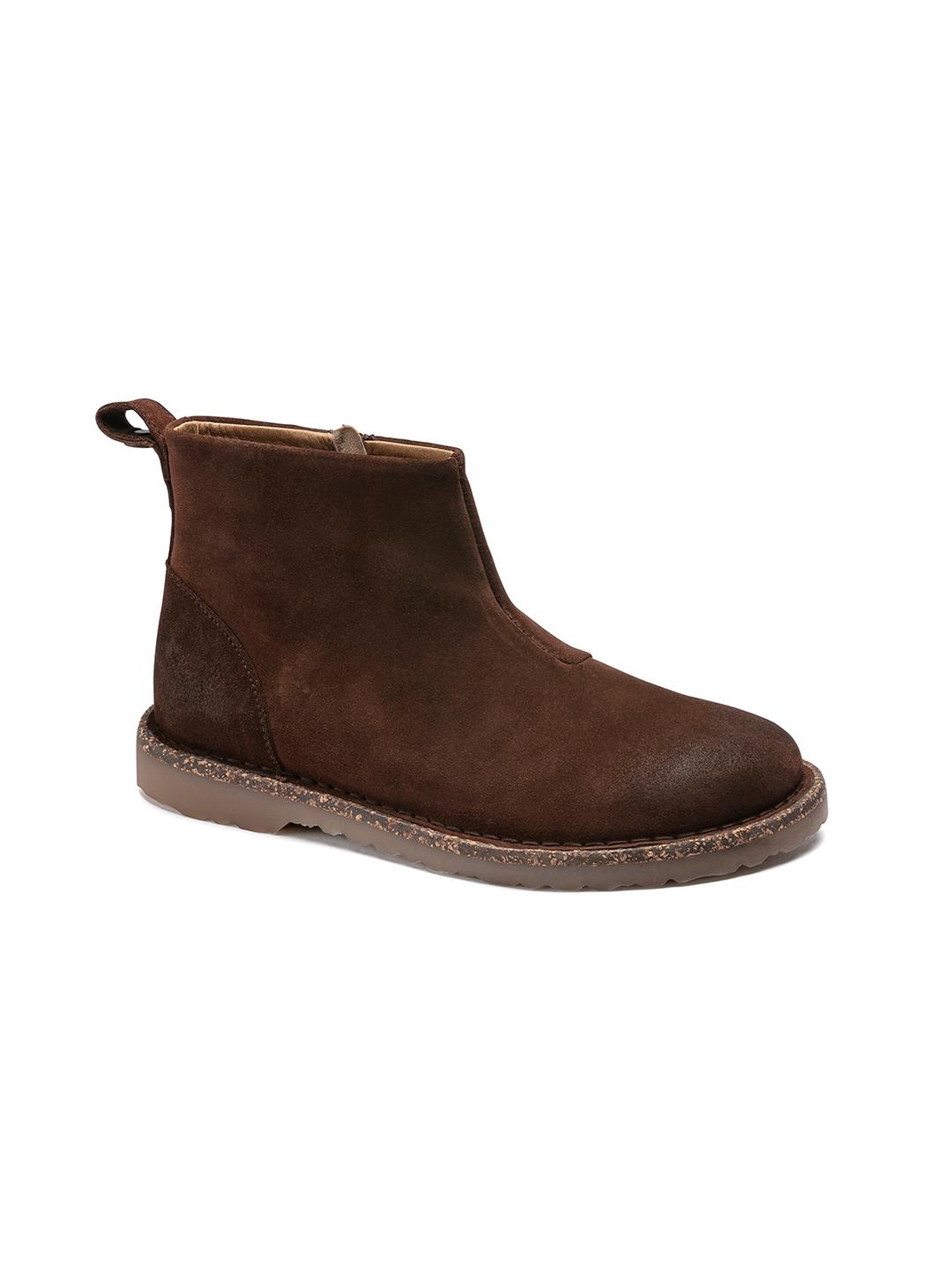 Buy Birkenstock Melrose Espresso Narrow Width Suede Leather Boots ...